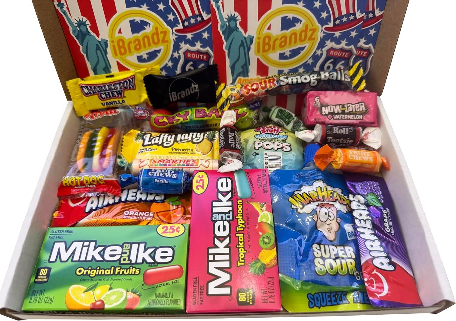 American Sweets Gift Box American Candy Sweet Hamper. Sweet Box | Buy ...