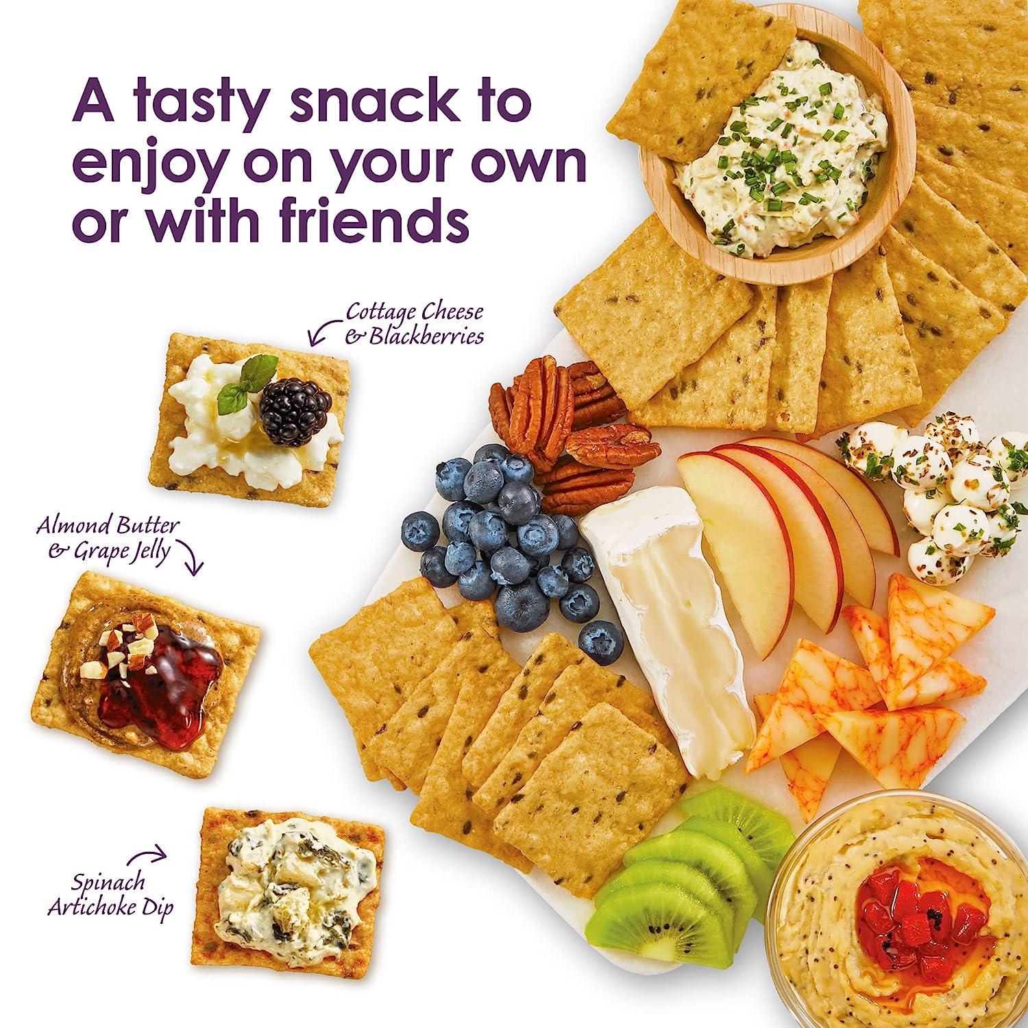 Crunchmaster Multi-Grain Crackers Sea Salt 4oz - Pack of 1 | Buy Now ...