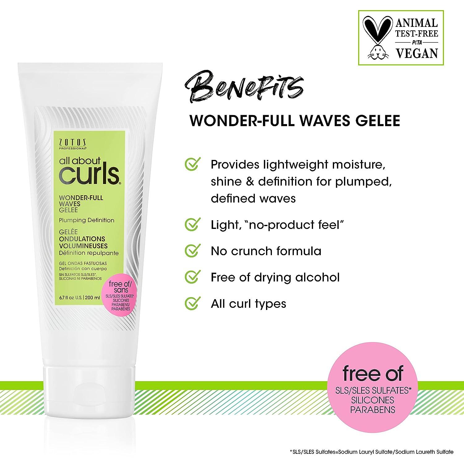 Wonder-Full Waves Gelee for Plumping Definition & De-Frizz | 6.7 Fl Oz ...