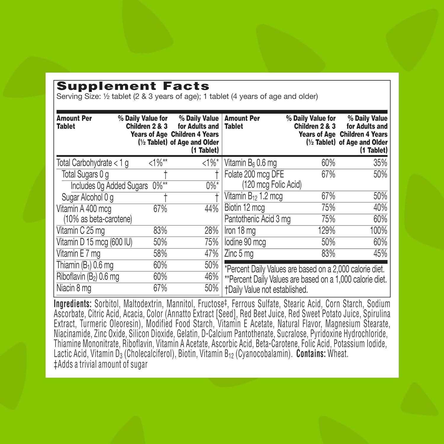 Flintstones Plus Iron Chewable Vitamins - 60ct | Essential Children's ...