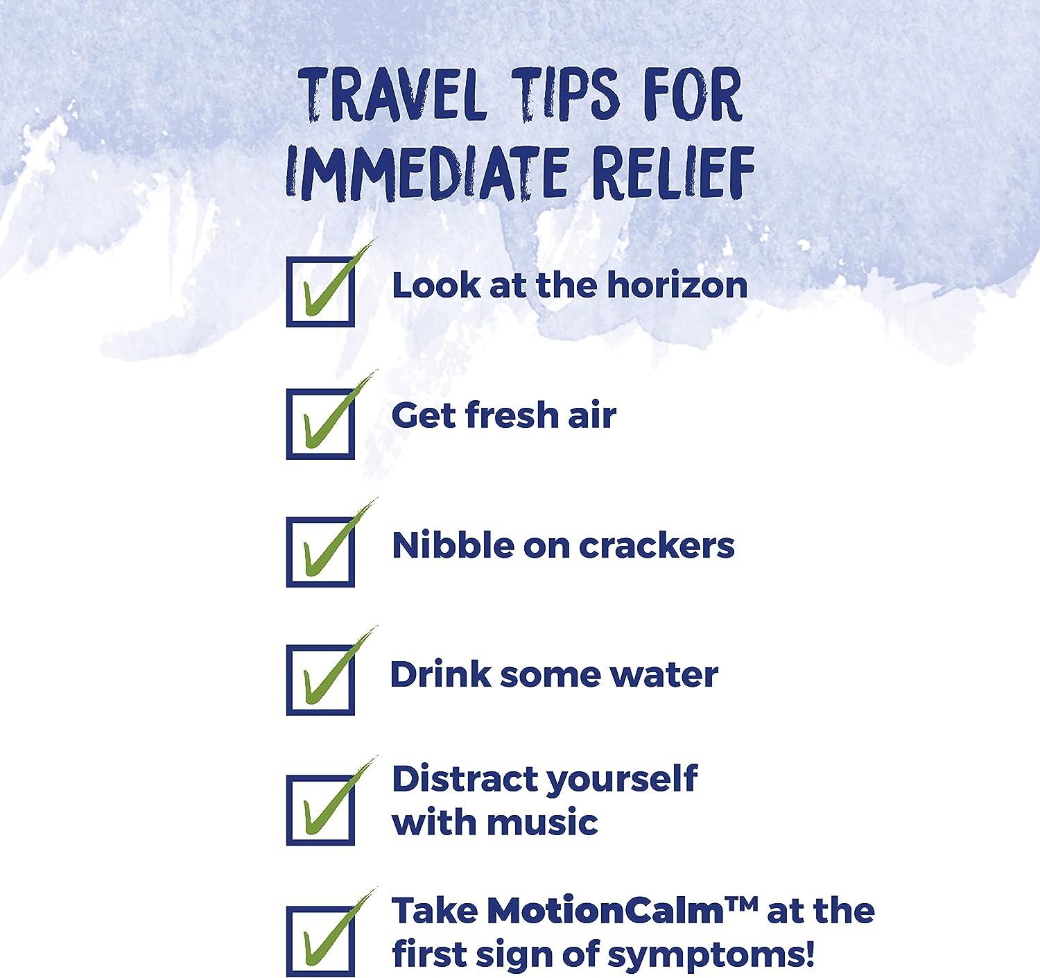 Boiron MotionCalm Relief for Nausea, Vomiting, Dizziness | Non-Drowsy ...