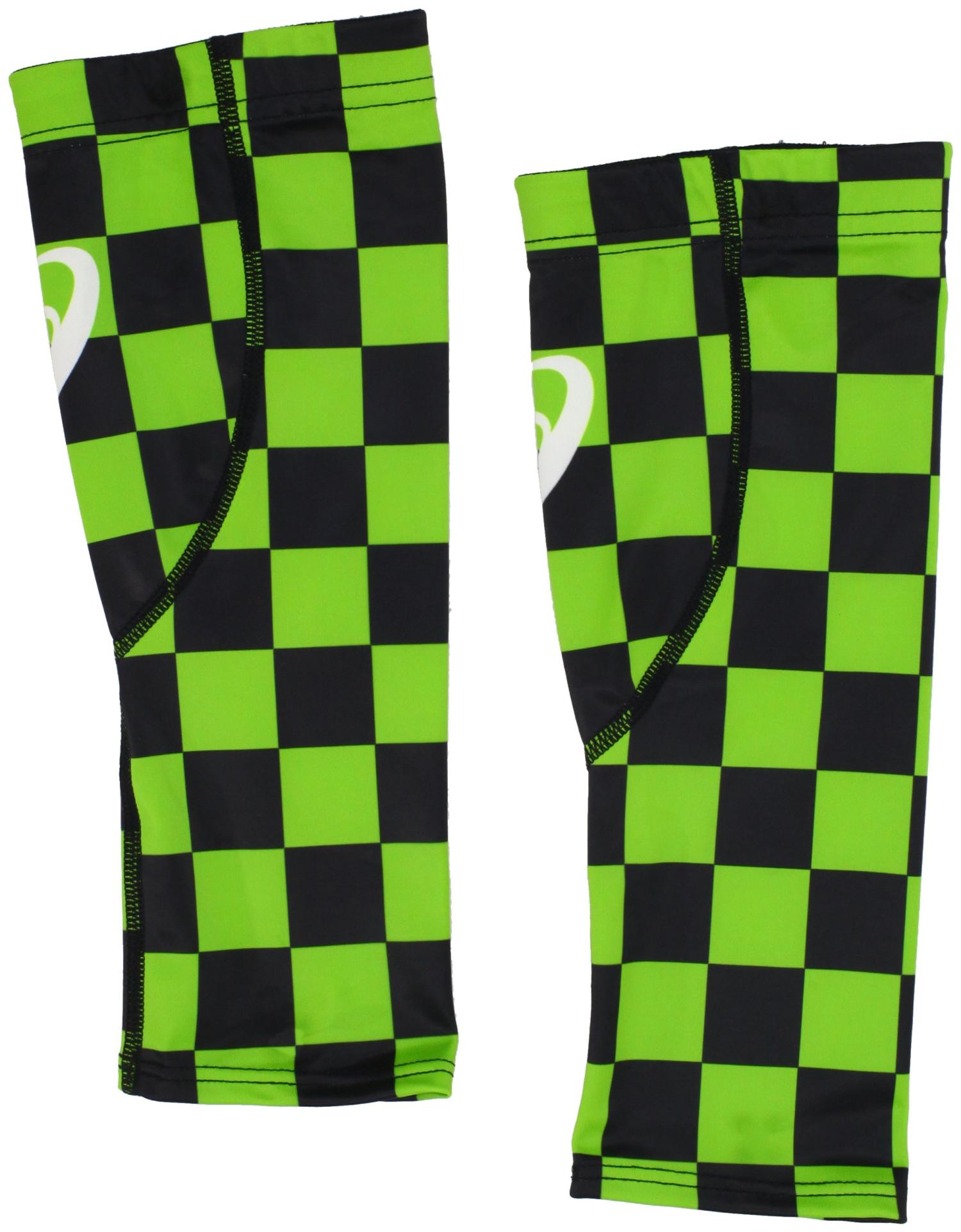 ASICS Checker Printed Calf Sleeve - Small Black | Premium Compression ...