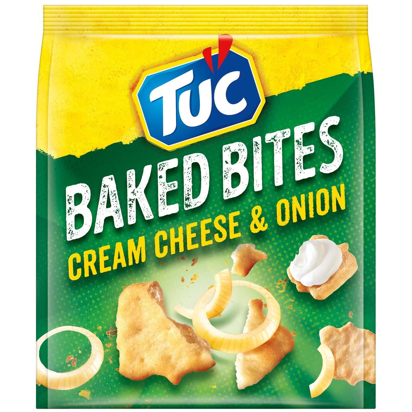 TUC Baked Bits Cream Cheese & Onion 6x110g | Salzb ck Mini-Cracker ...