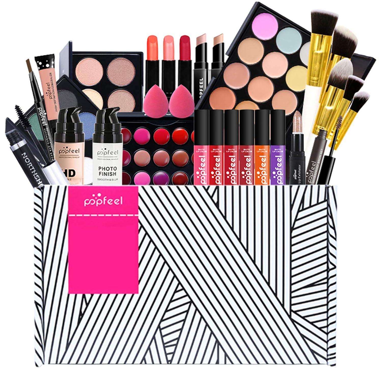 29PC All-in-One Makeup Case for Girls - Complete Makeup Set with ...