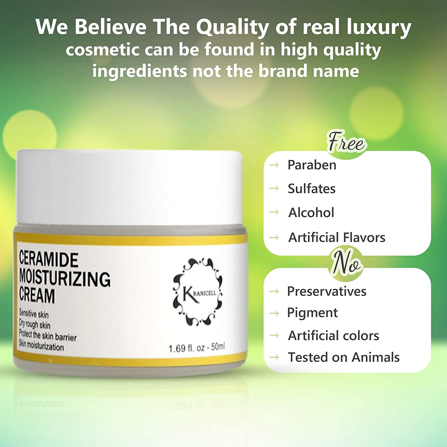 Ceramide Moisturizer Cream - 1.69oz Hydrating & Moisturizing | Korean ...