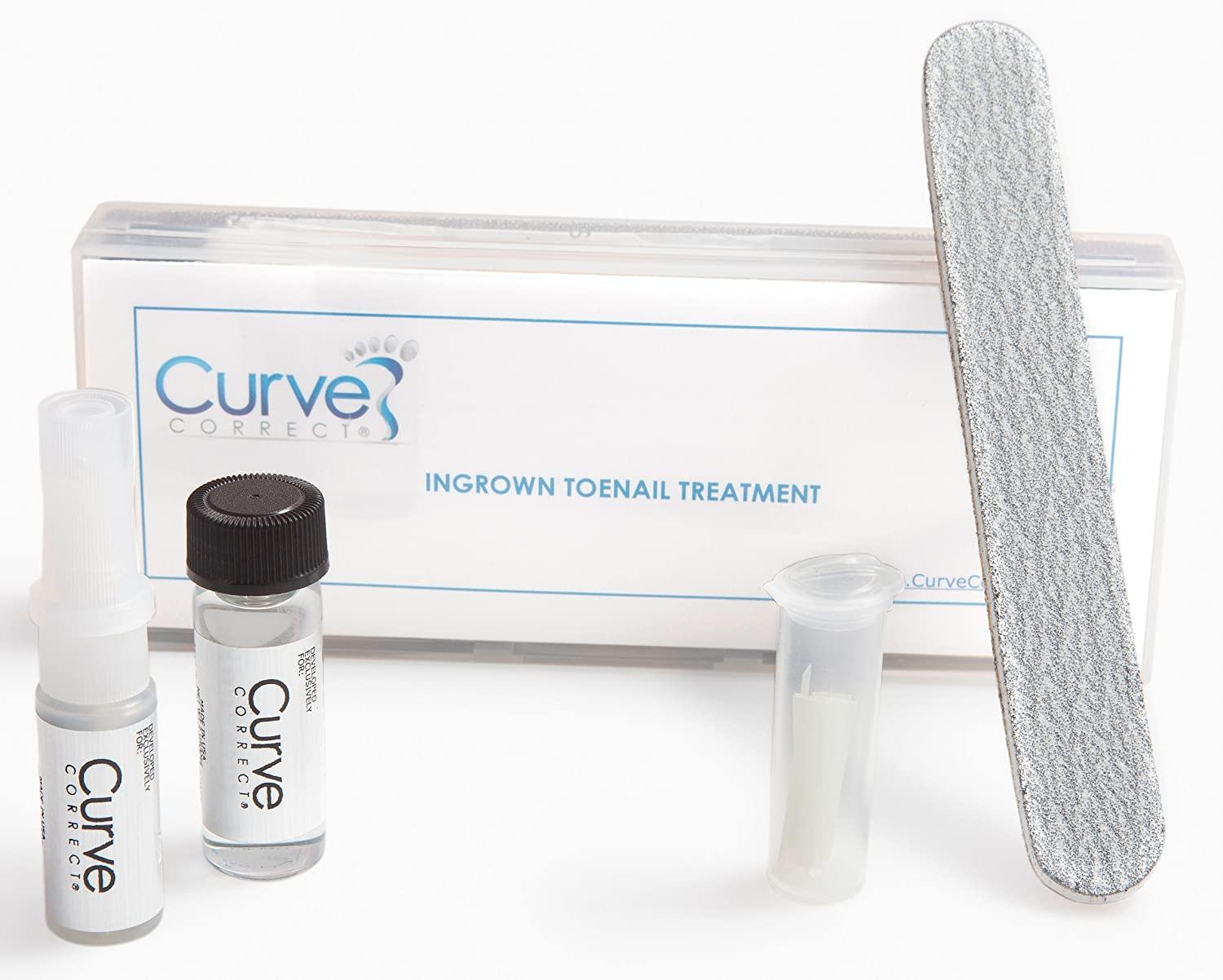 CurveCorrect Ingrown Toenail Home Treatment Kit with 10 Braces | Buy ...