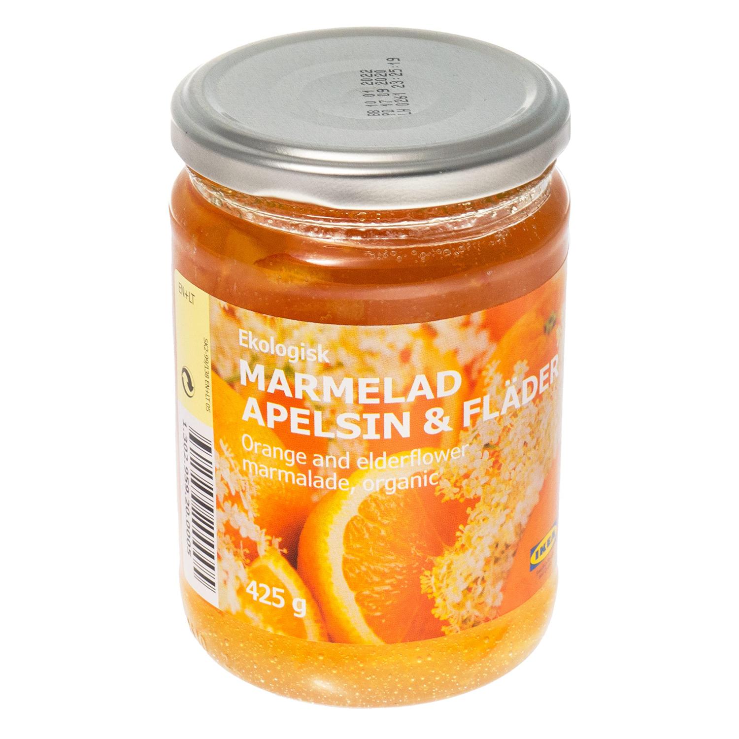 Ikea MARMELAD APELSIN & FLADER (VAGGSANG) Orange & Elderflower Spread ...