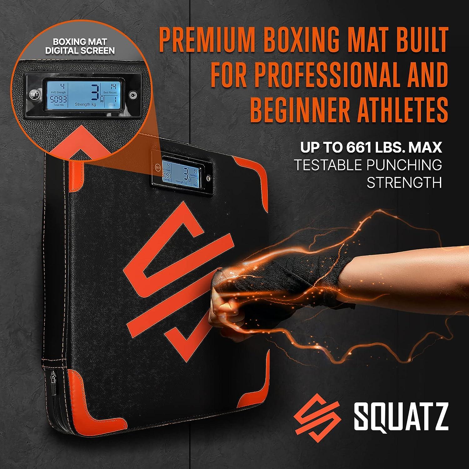 SQUATZ Portable Boxing Mat with Digital Counter - Ideal for Strength ...