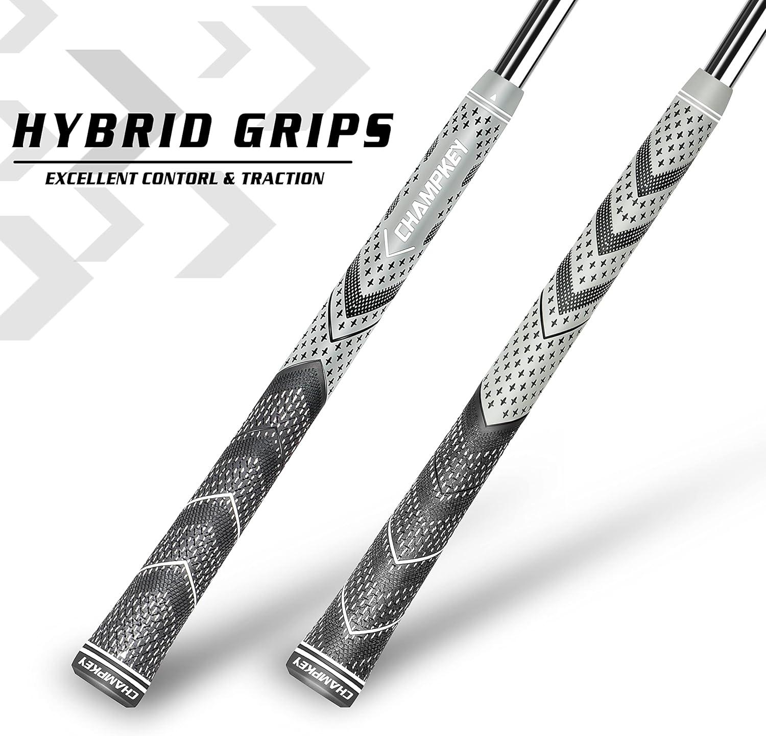 CHAMPKEY Golf Grips 13 Pack | All Weather Control | High Feedback ...