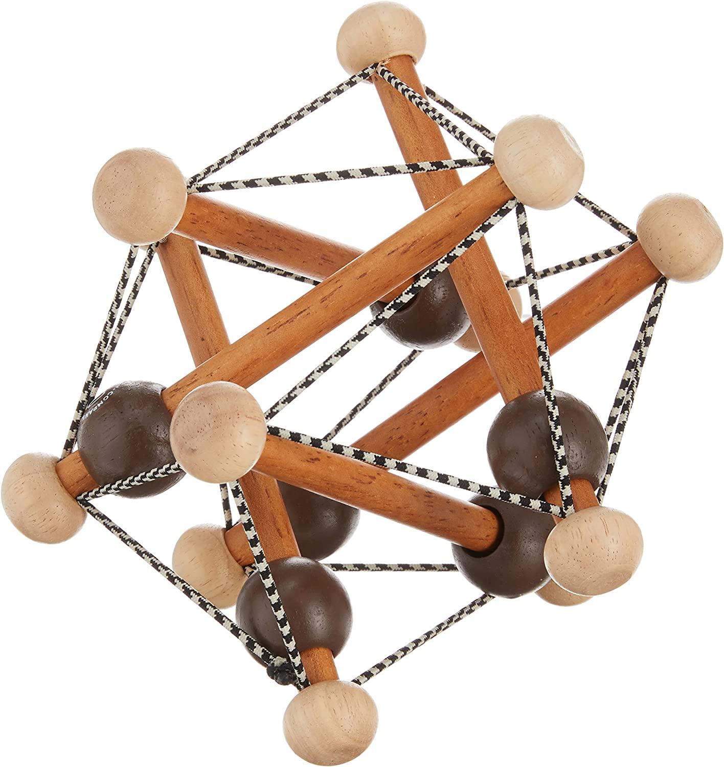 Manhattan Toy Artful Skwish Rattle & Teether | Grasping Activity Toy ...
