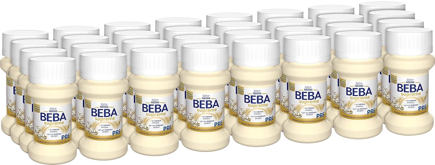 Nestl BEBA SUPREME PRE Infant Milk - Ready-to-Drink Portion Bottles ...