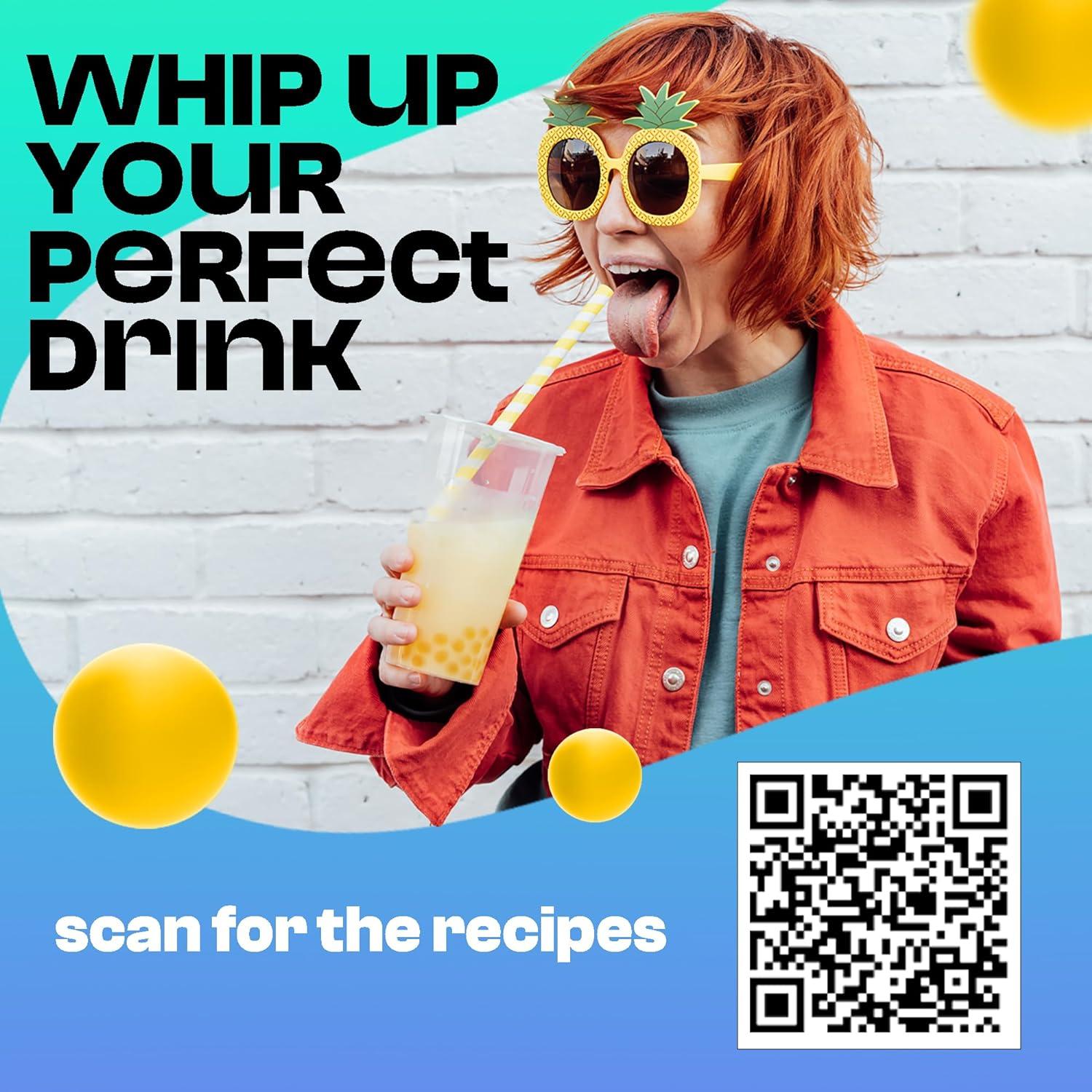 POPZ Popping Boba Fruit Pearls for Bubble Tea - Mango Flavor | 450g ...