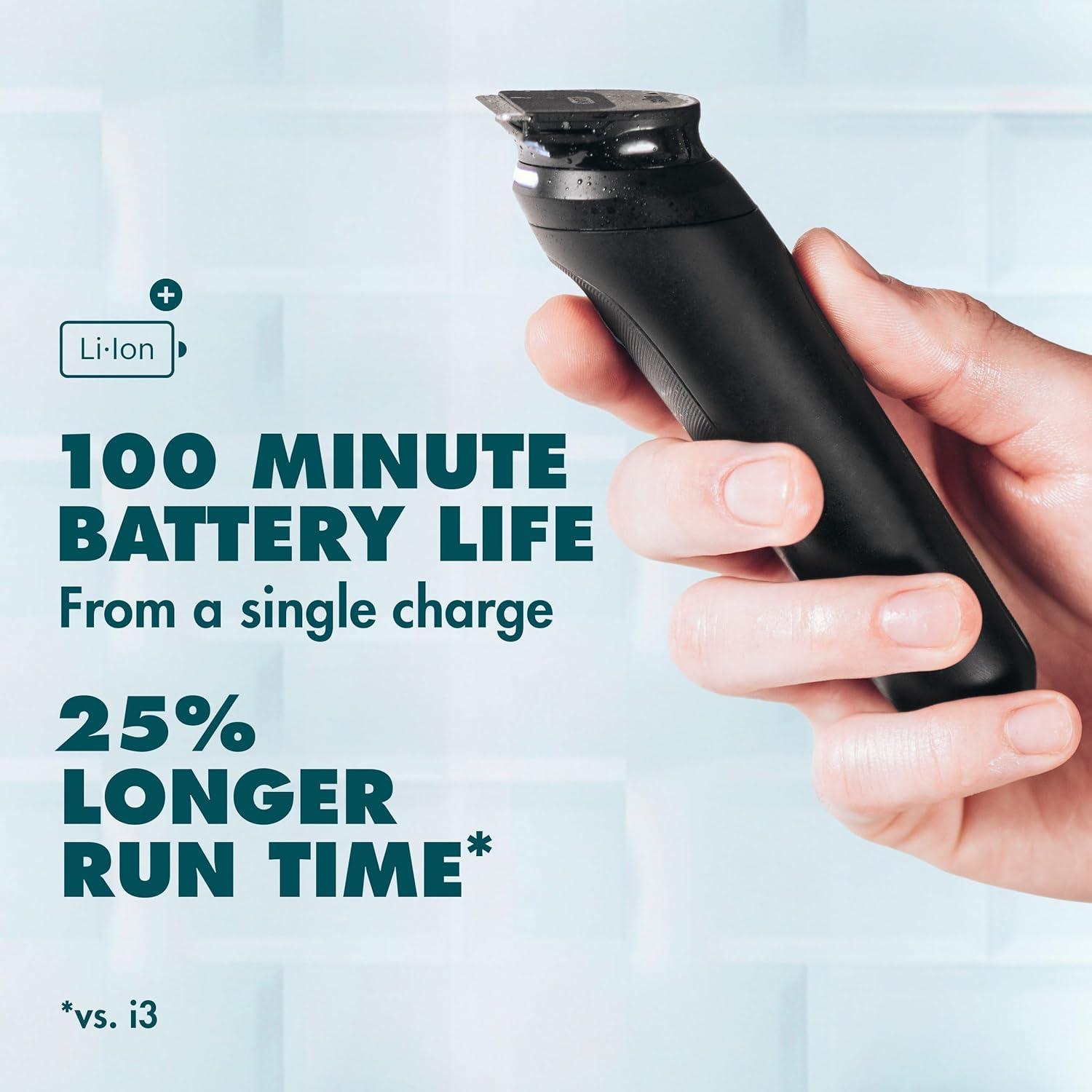 Gillette i7 Intimate Men's Premium Pubic Hair Trimmer - Waterproof LED ...