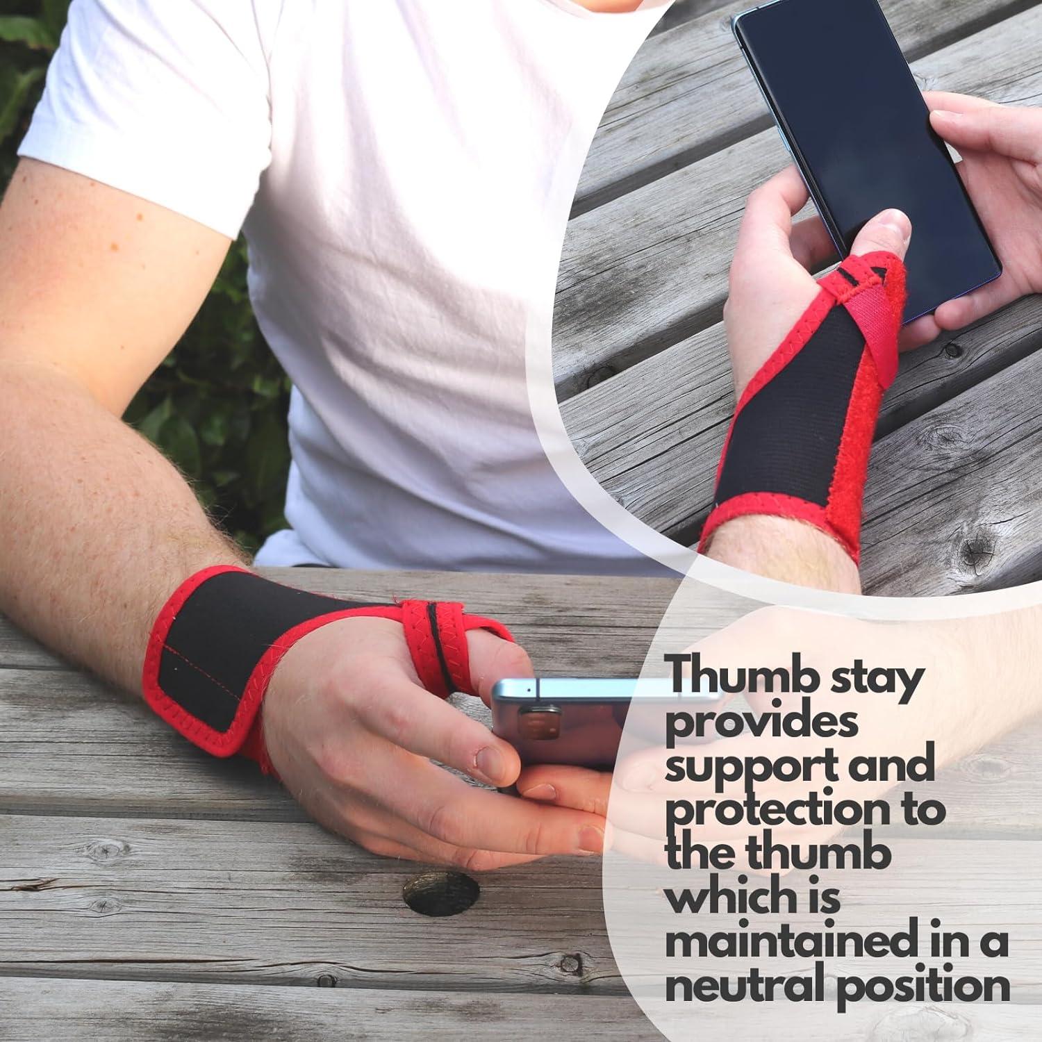 Solace Bracing Thumb Support Max - NHS Approved Splint for CMC Pain ...