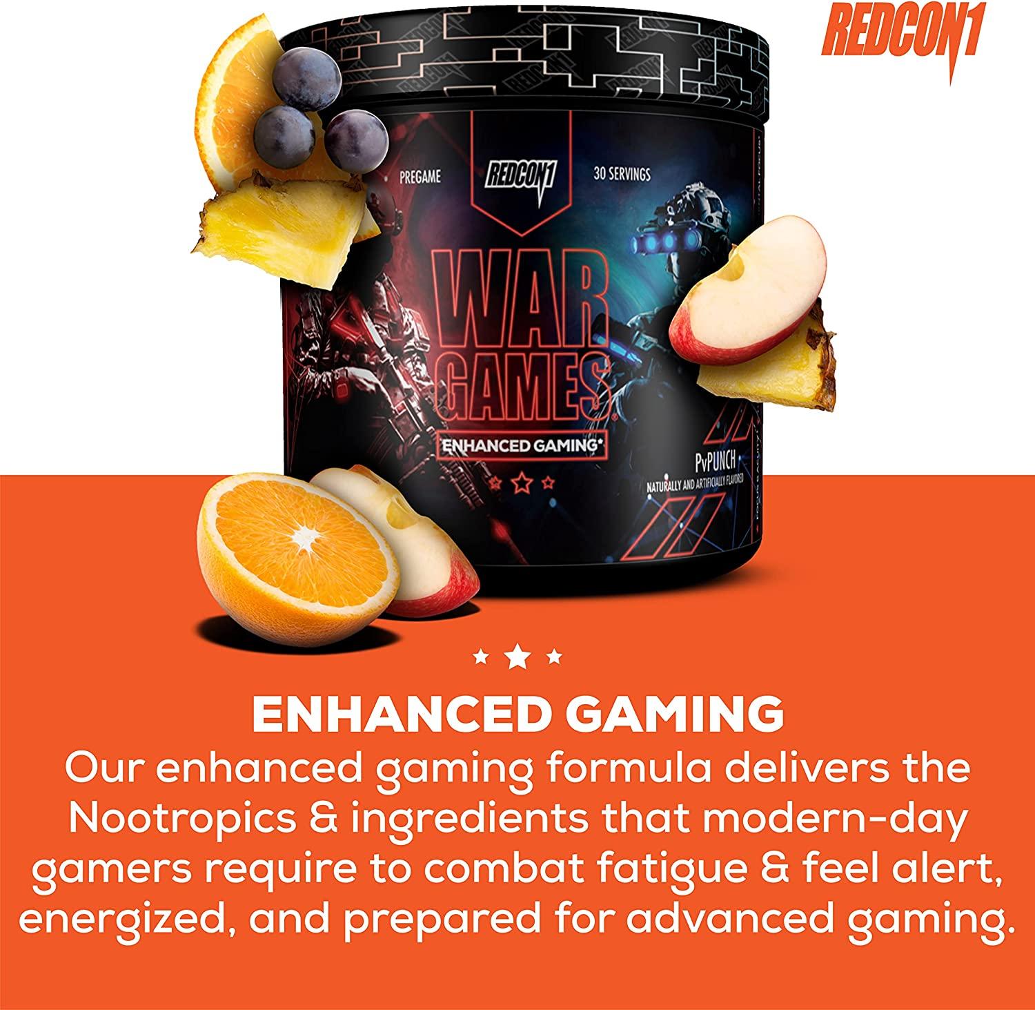 Redcon1 War Games Peach Power Up - Nootropic Gaming Supplement | Buy ...