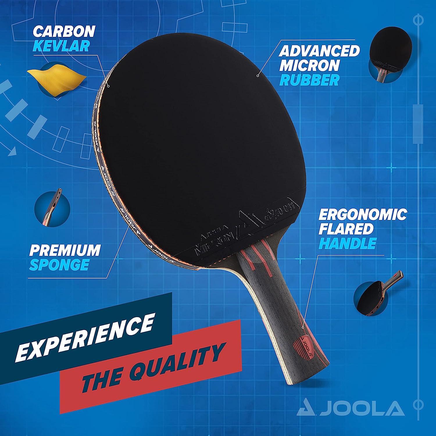JOOLA Infinity Overdrive Ping Pong Paddle - Carbon Kevlar Technology ...