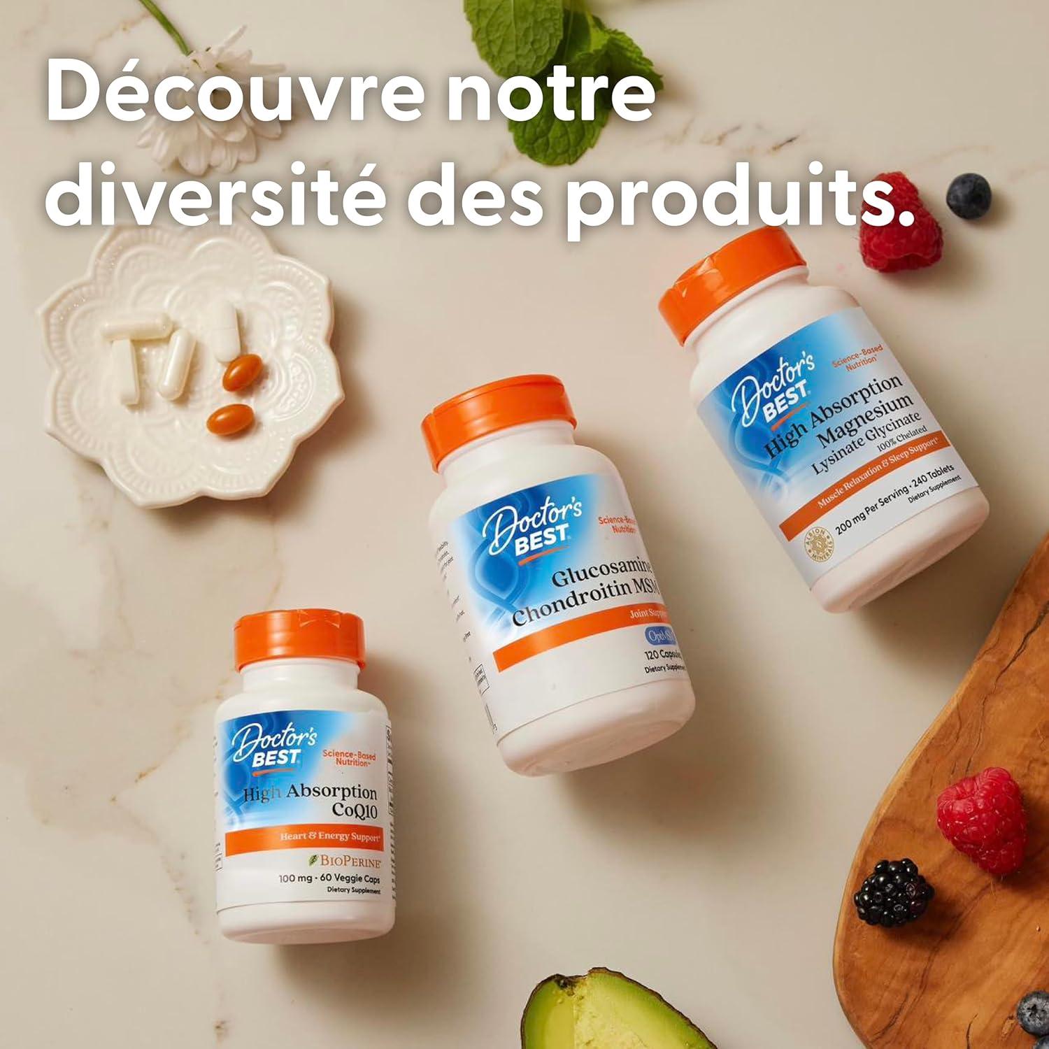 Doctor's Best Biotin 10000mcg 120 Softgels Vegan Lab Tested Gluten Free ...