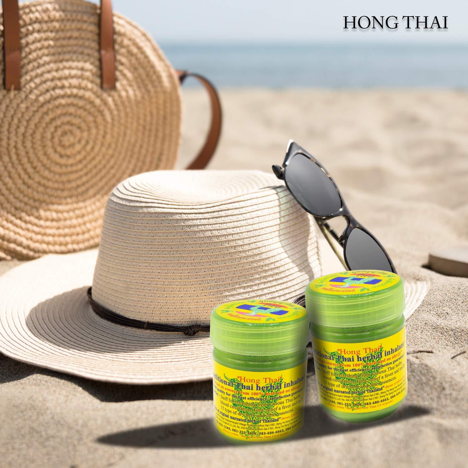 Hong Thai Traditional Thai Herbal Inhaler - Natural Aromatherapy Relief | Buy Now with Express ...