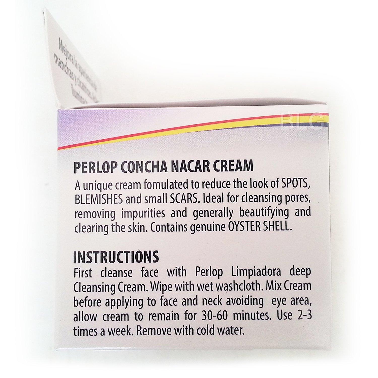 Concha Nacar Face Cream Combo 1-2 Duo Bundle - Day & Night Cream for ...