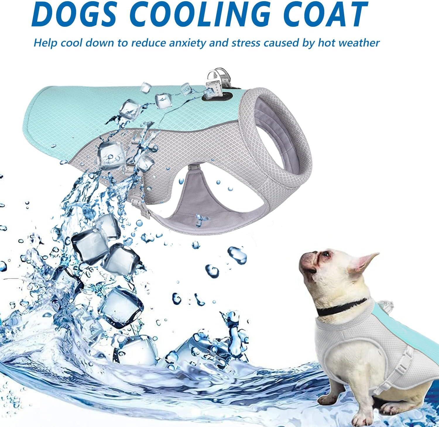 Adjustable Dog Cooling Vest for All Breeds | Absorbent & Cool Dog ...