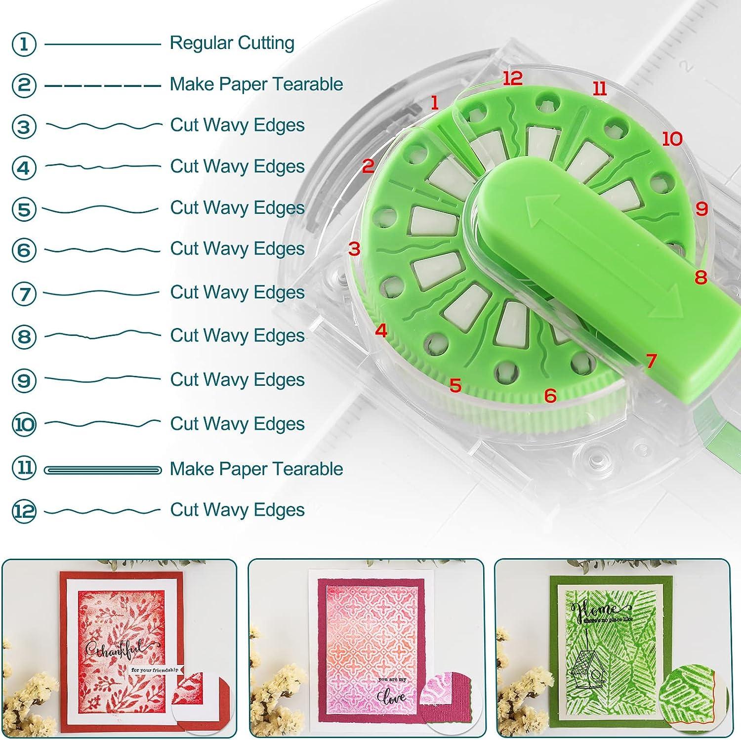 12-in-1 Craft Paper Edge Cutter - Versatile Shapes for DIY Projects ...