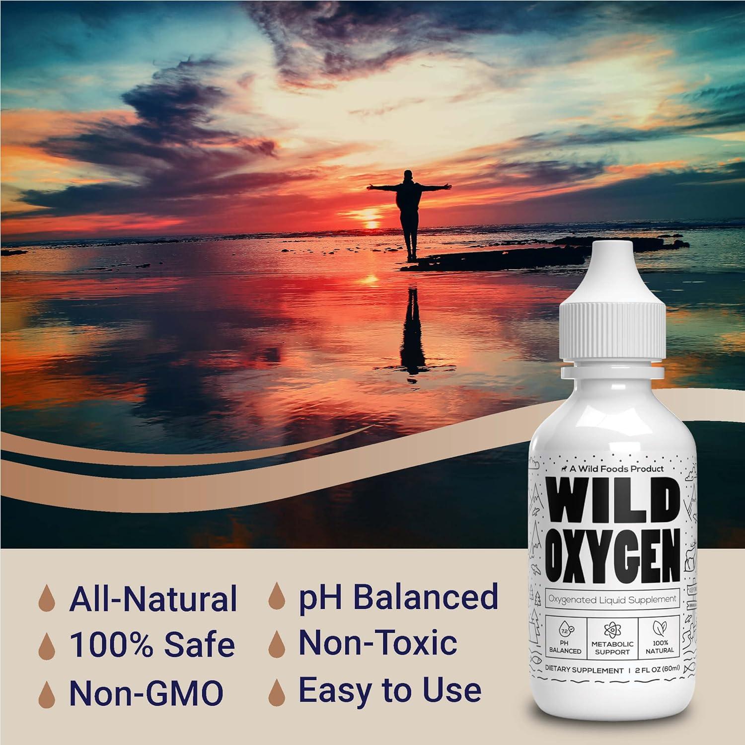 Wild Oxygen Mineral Supplement Liquid Formula - 2 oz Oxygen Boost Drops ...