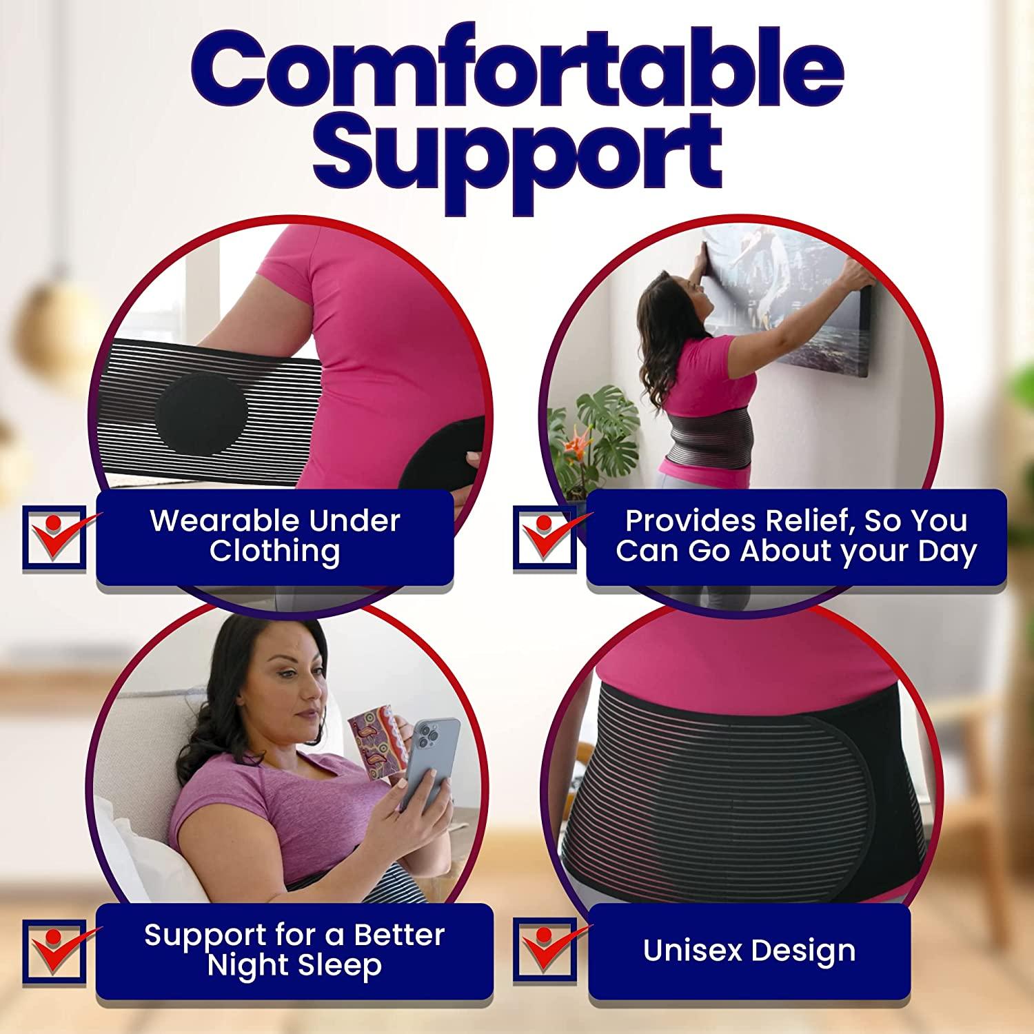 Hernia Belt for Men and Women - Abdominal Support Binder for Umbilical ...