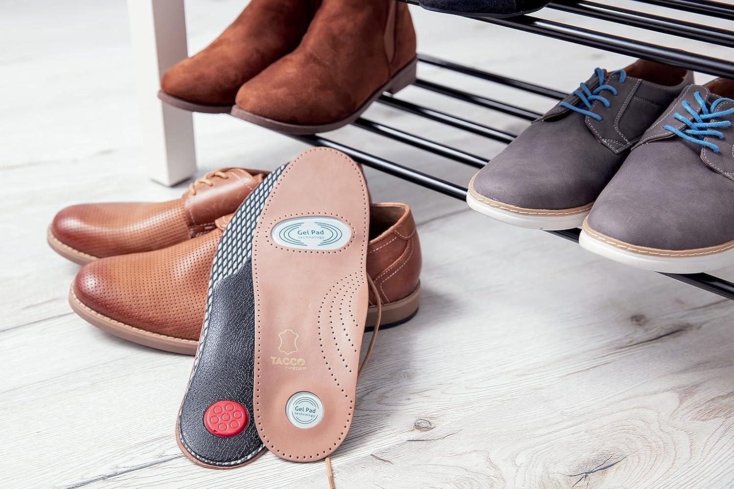 Orthopedic Shoe Inserts Tacco Gel-Deluxe | Vegan Leather | Gel Cushion ...