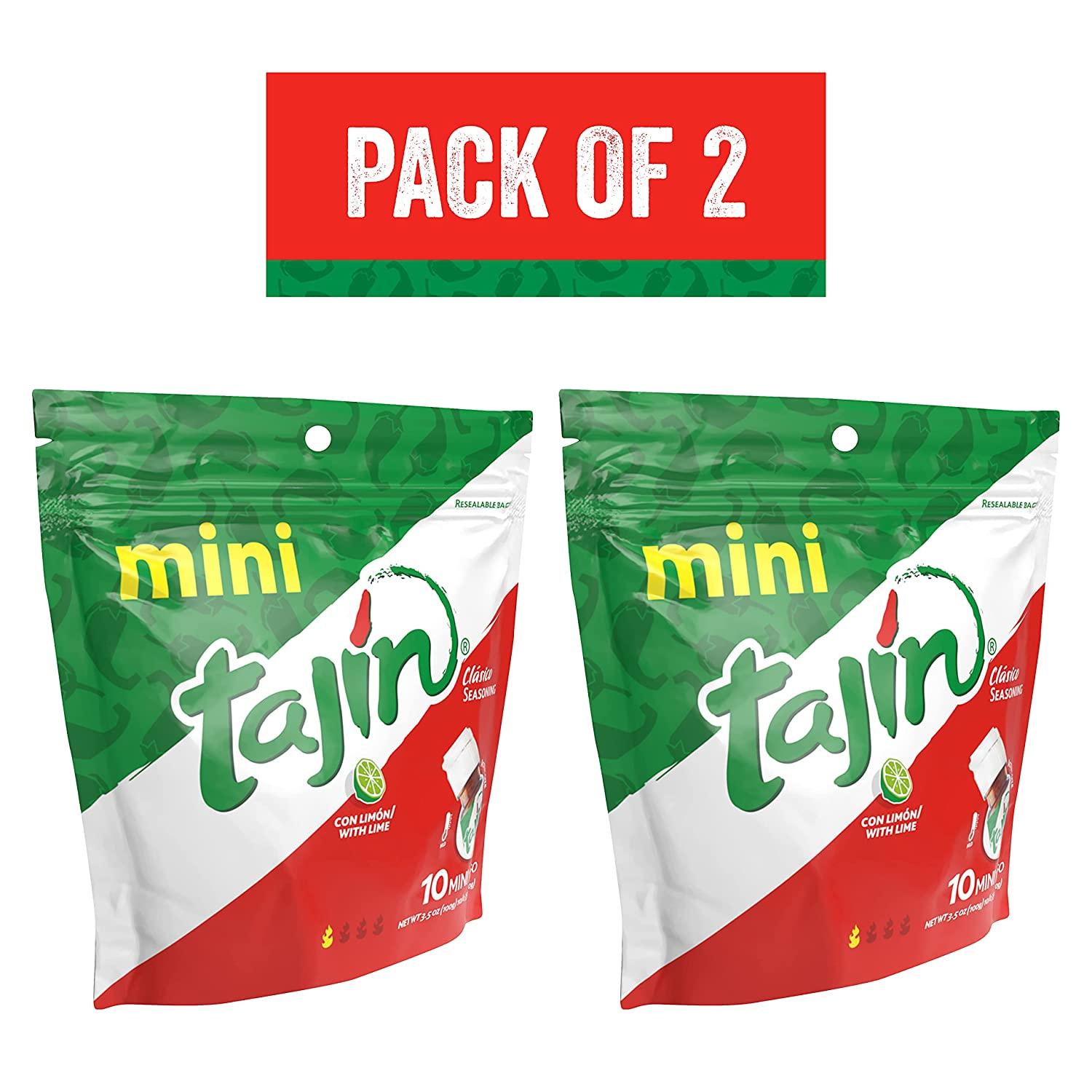 Tajin Cl sico Seasoning Mini Pouch 0.35 oz - Pack of 2 | Authentic ...