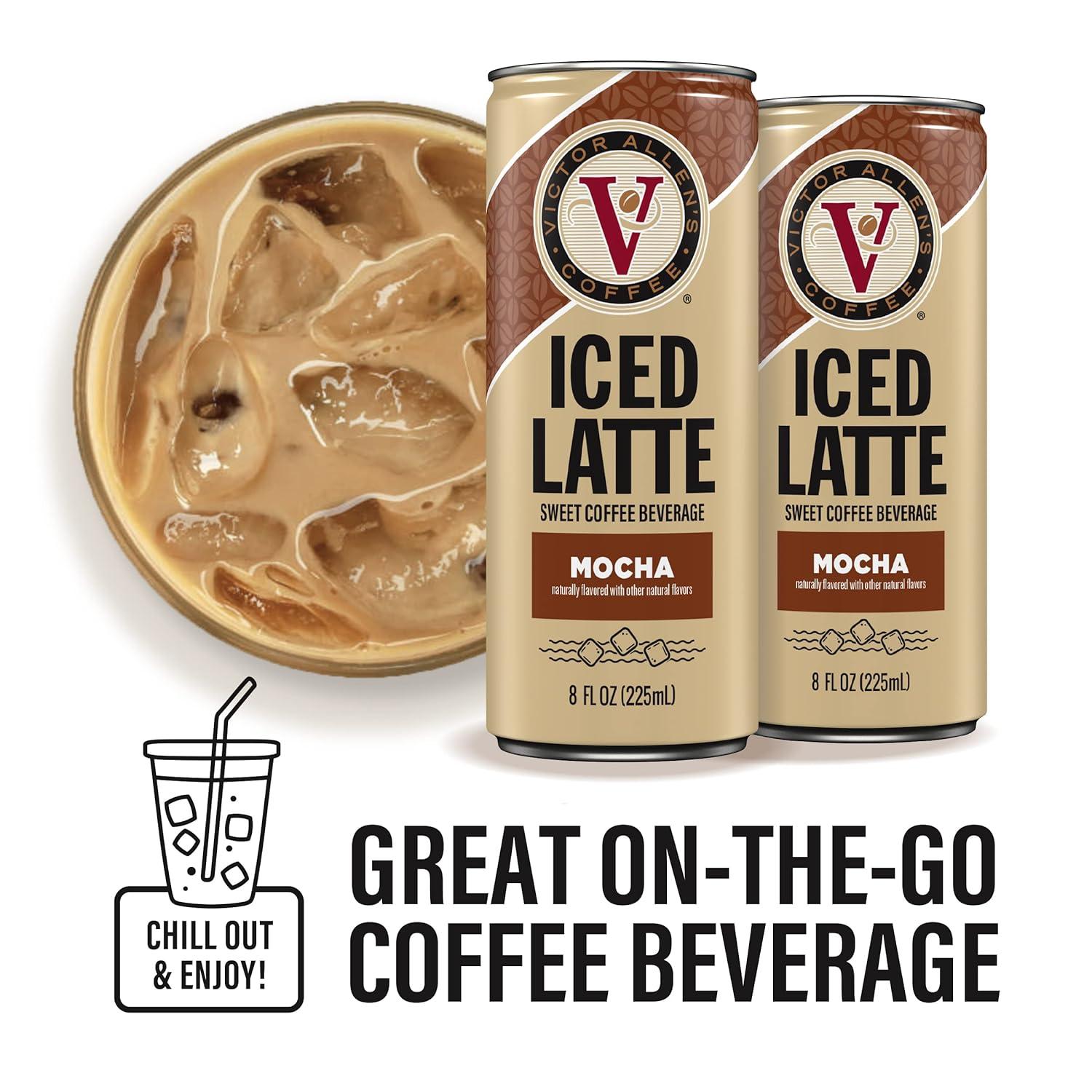 Victor Allen's Coffee Mocha Latte Ready to Drink 12 Pack - 8oz Cans | 8 Fl Oz (Pack of 12) | Buy ...