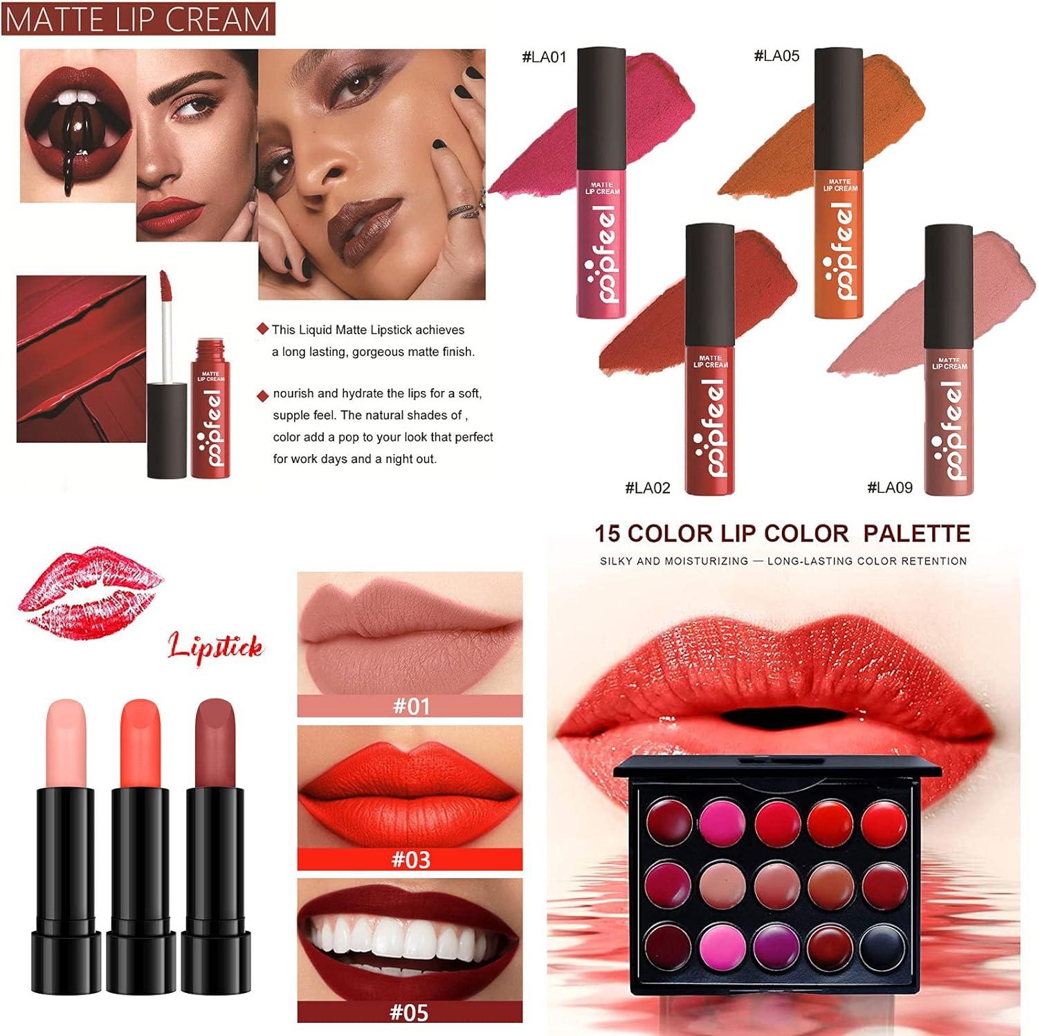 30-Piece All-In-One Makeup Kit: Complete Gift Set for Women - Includes ...