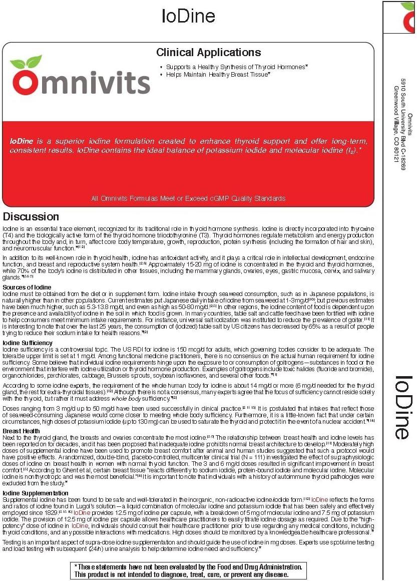 Omnivits Iodine Supra-Dose | 12,500 mcg Iodine Complex | Potassium ...