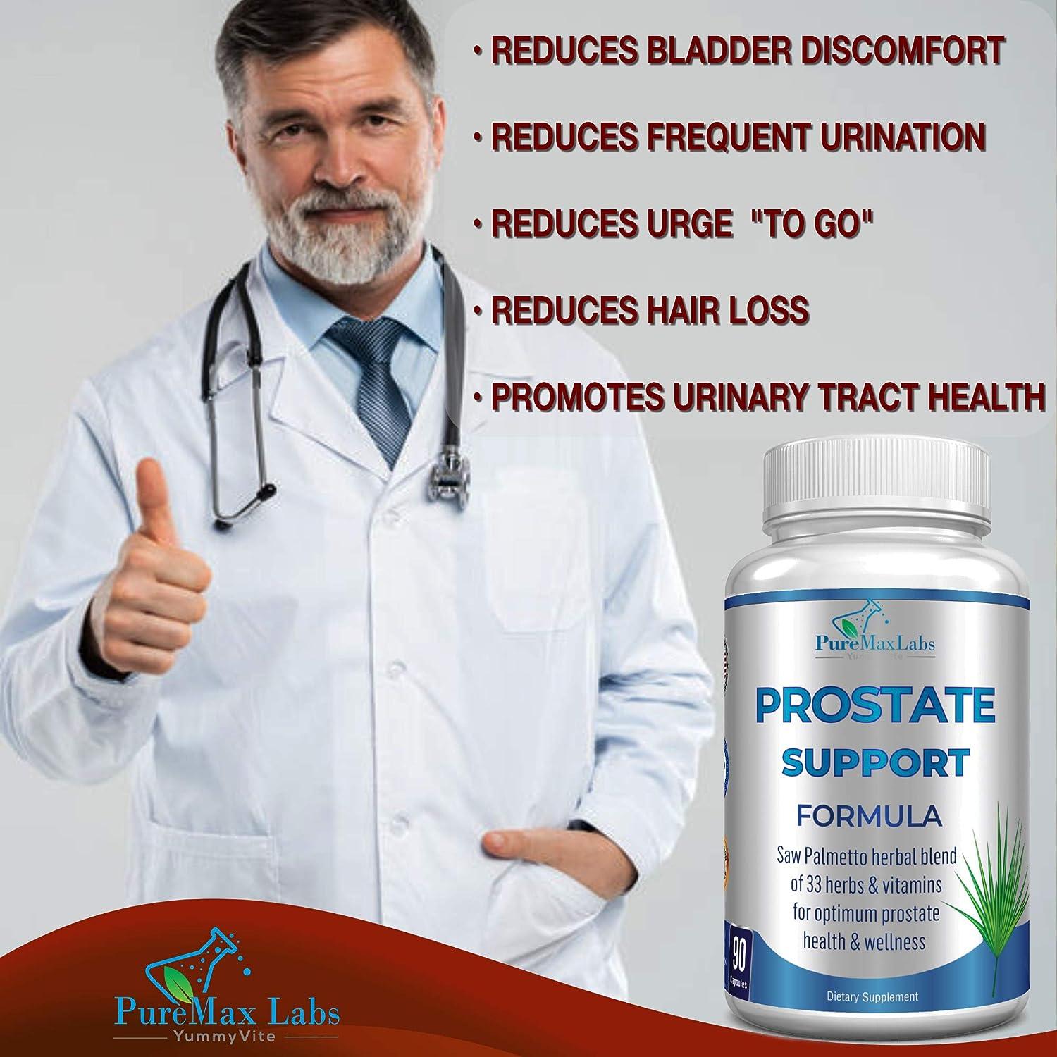 Prostate Support Formula with Saw Palmetto Plant Sterol - Bladder ...