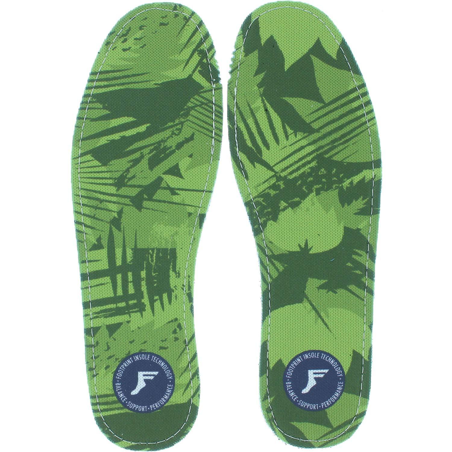 Footprint Orthotic Insoles Ultra Low Profile KF Green Camo - Custom ...