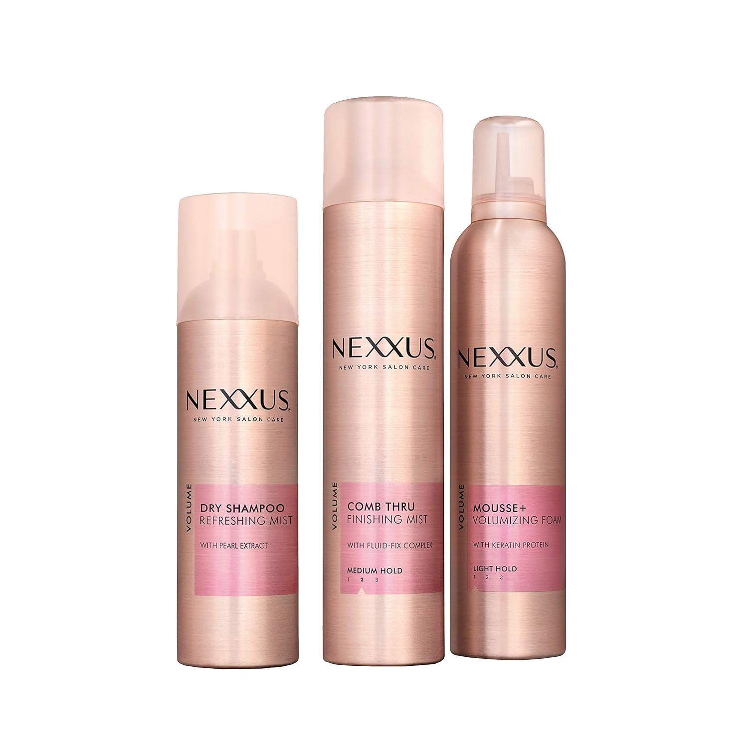 Nexxus Hair Mousse Travel & Trial Volumizing Foam Volumizing Hair ...