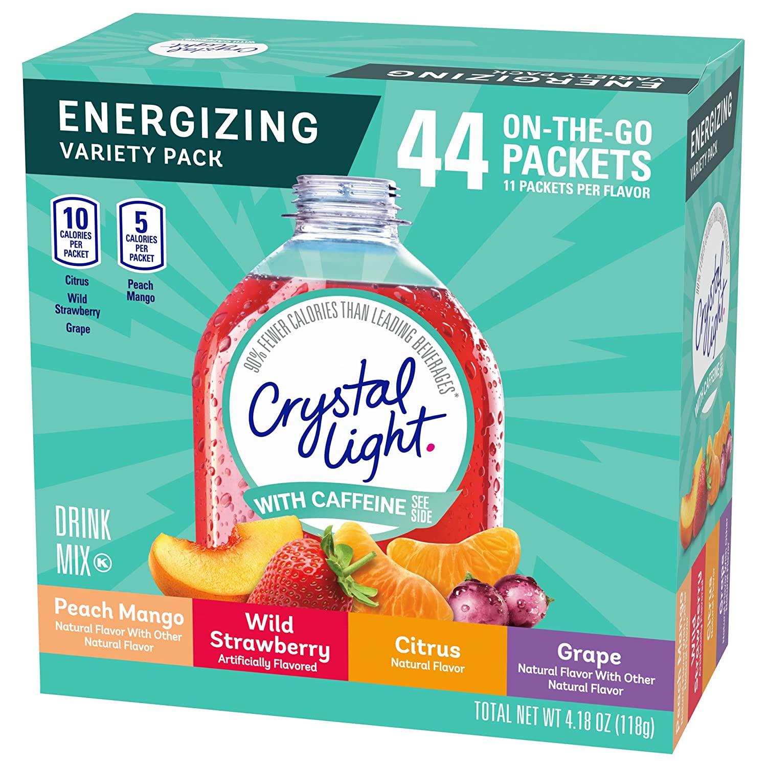 Crystal Light Energizing Variety Pack - 44 ct. On-the-Go Packets | Buy ...