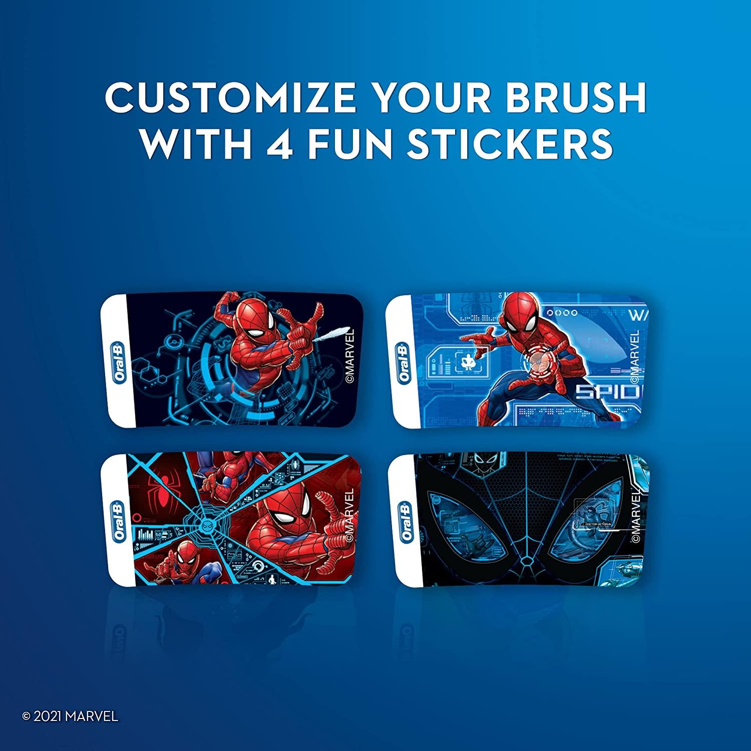 Oral-B Kids Electric Toothbrush: Marvel Spiderman Edition for Kids 3 ...