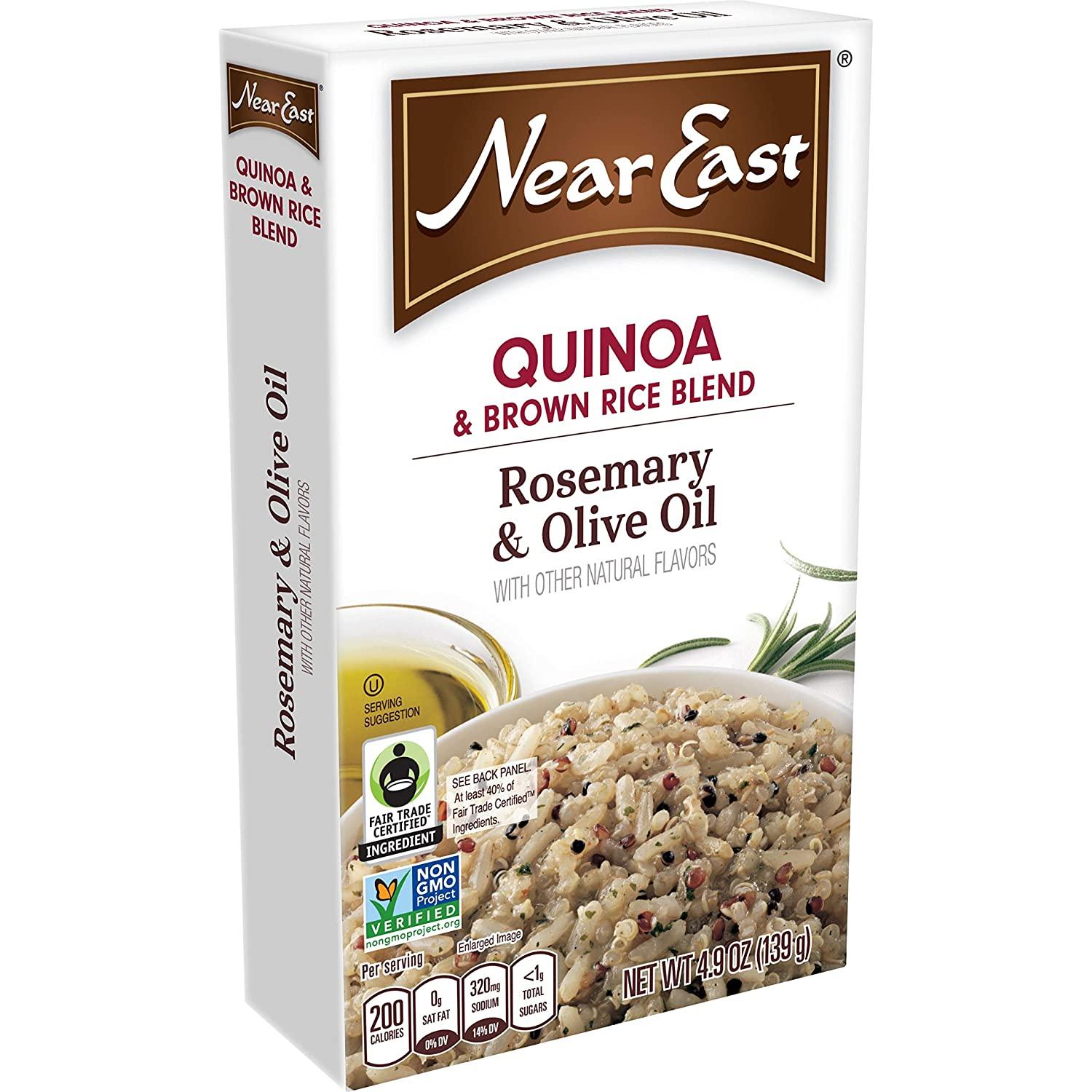 Quaker Near East Rosemary and Olive Oil Quinoa Brown Rice Blend, 4.9 oz ...