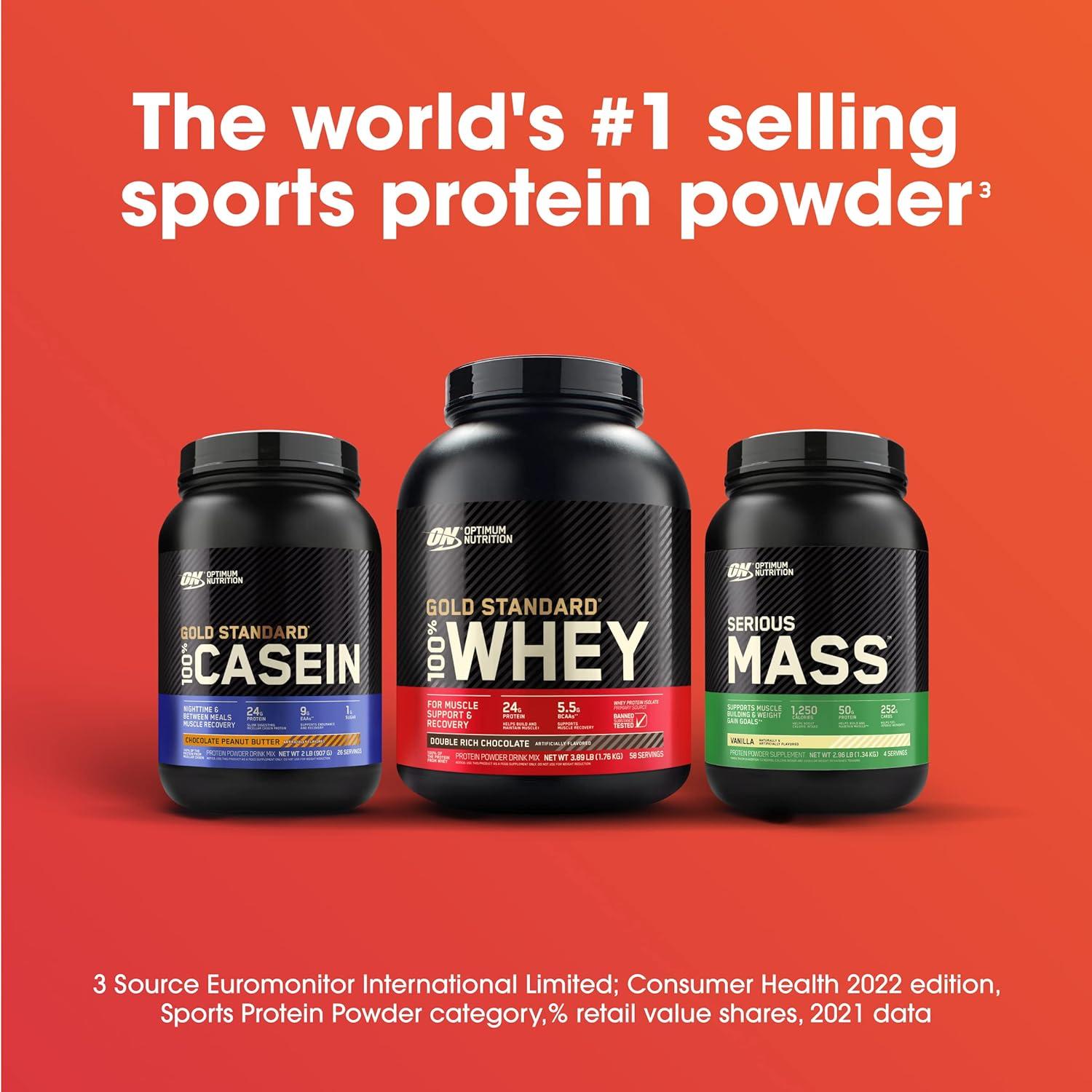 Optimum Nutrition Serious Mass Protein Powder High Calorie Weight ...