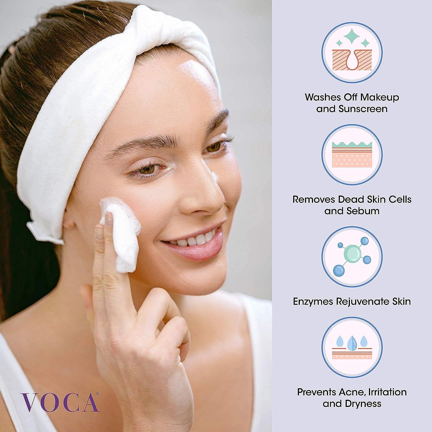 VOCA Face Wash Powder - Enzyme Cleanser for Makeup & Sunscreen Removal ...