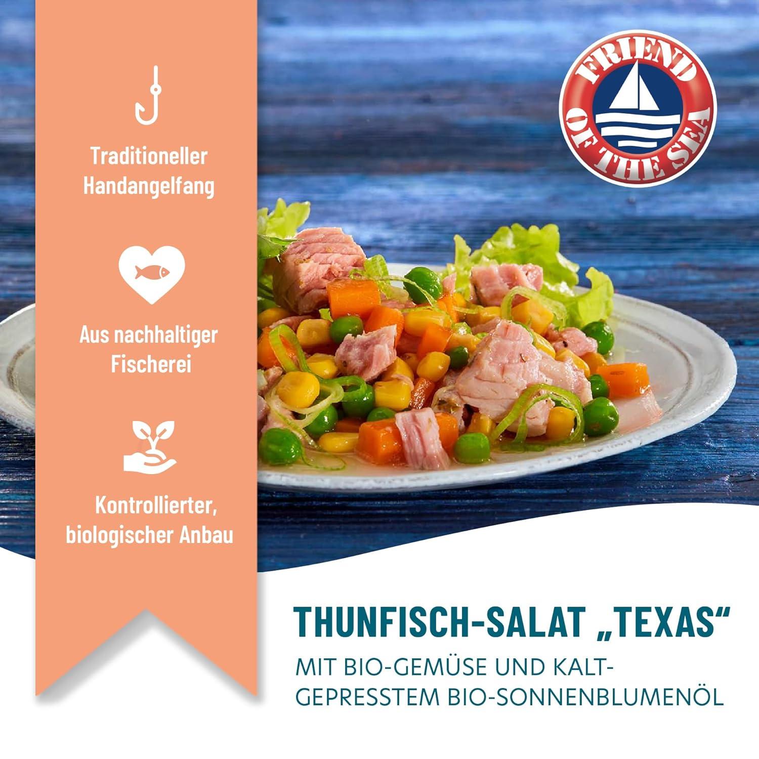 Fontaine Texas Tuna Salad 200g - 5 Pack | 100% Sustainable Bonito Tuna ...