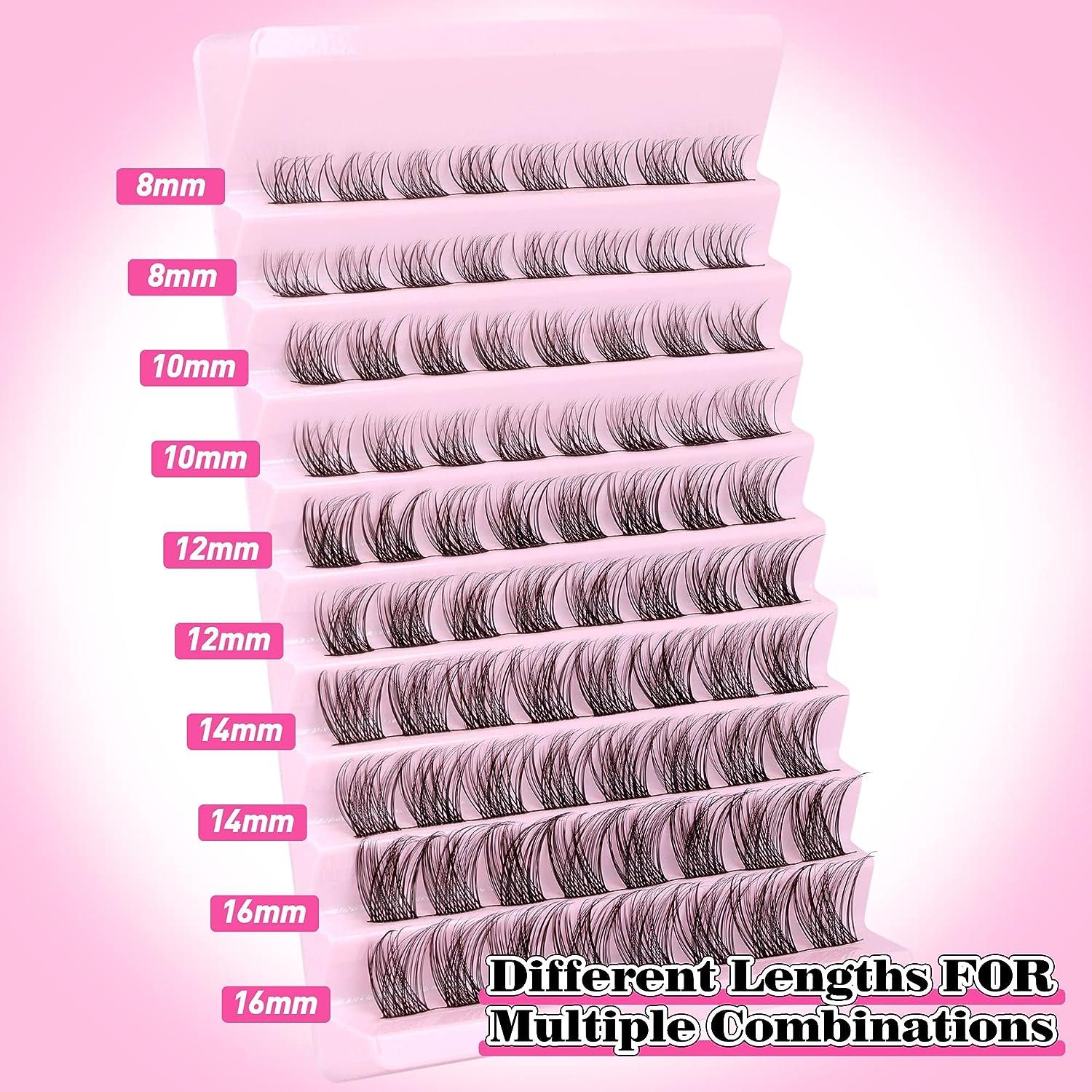 Lash Clusters Eyelashes Extension DIY CC Curl Natural Wispy Cluster ...