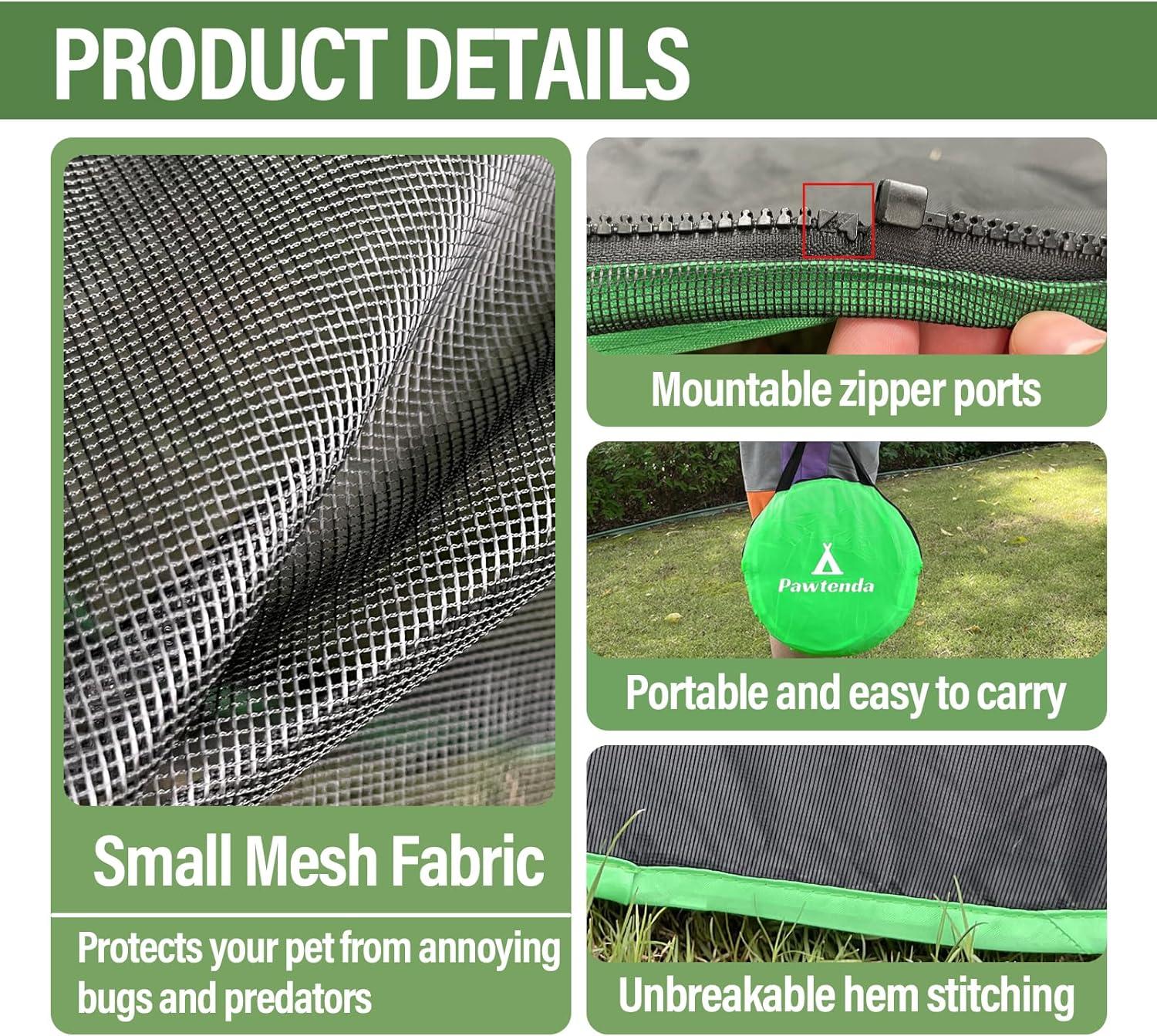 Pawtenda Outdoor Cat Enclosures for Indoor Cats Portable Cat Tents for ...