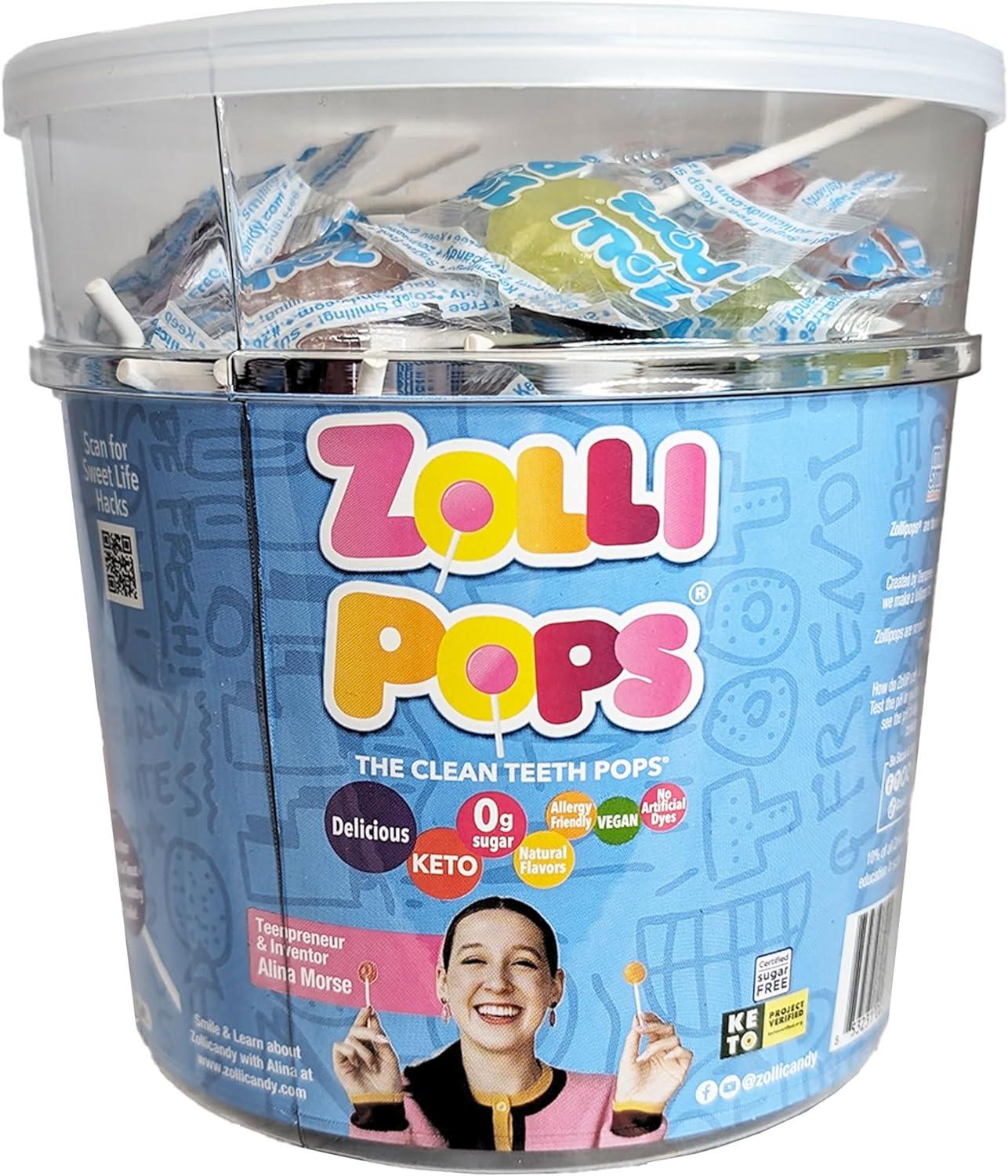Zollipops Clean Teeth Pops Anti Cavity Lollipops Delicious Assorted ...