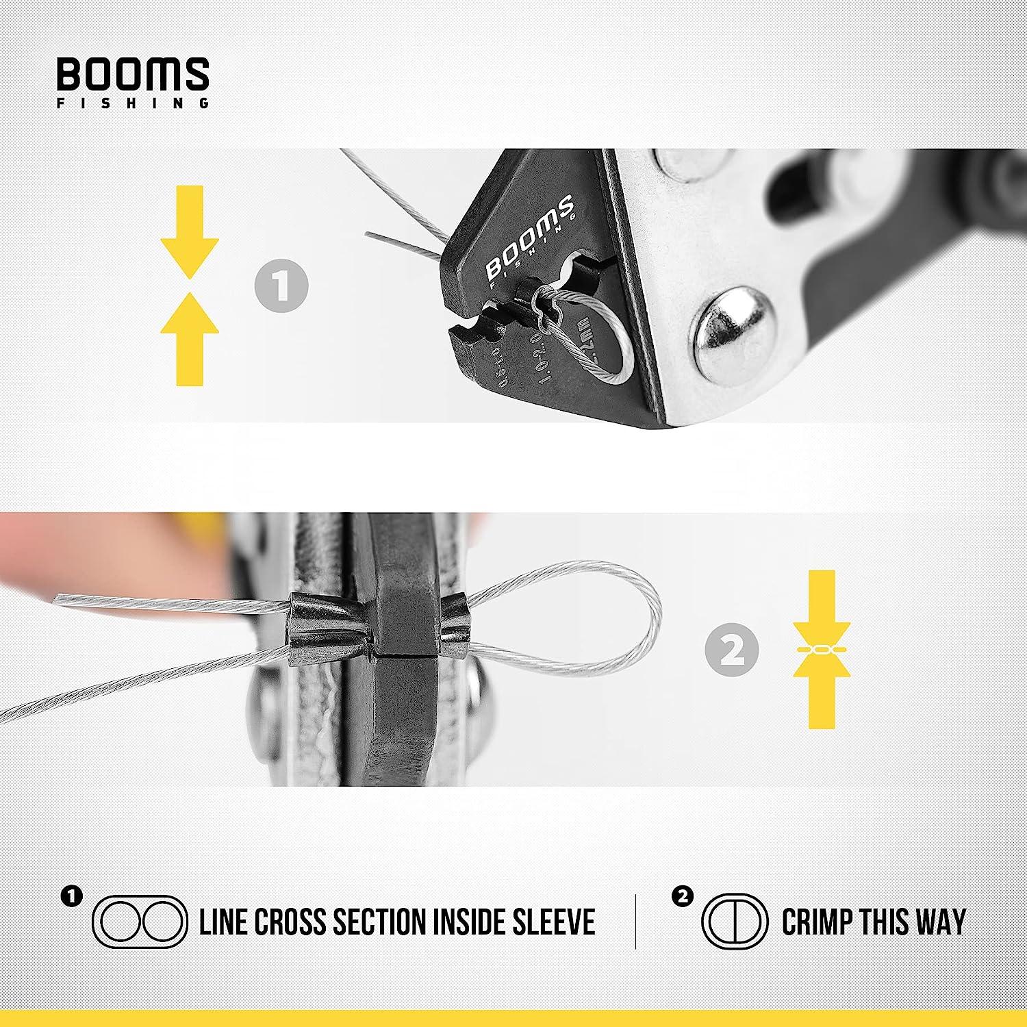 Booms Fishing CP3 Crimping Tool - Durable Black Fisherman's Essential ...