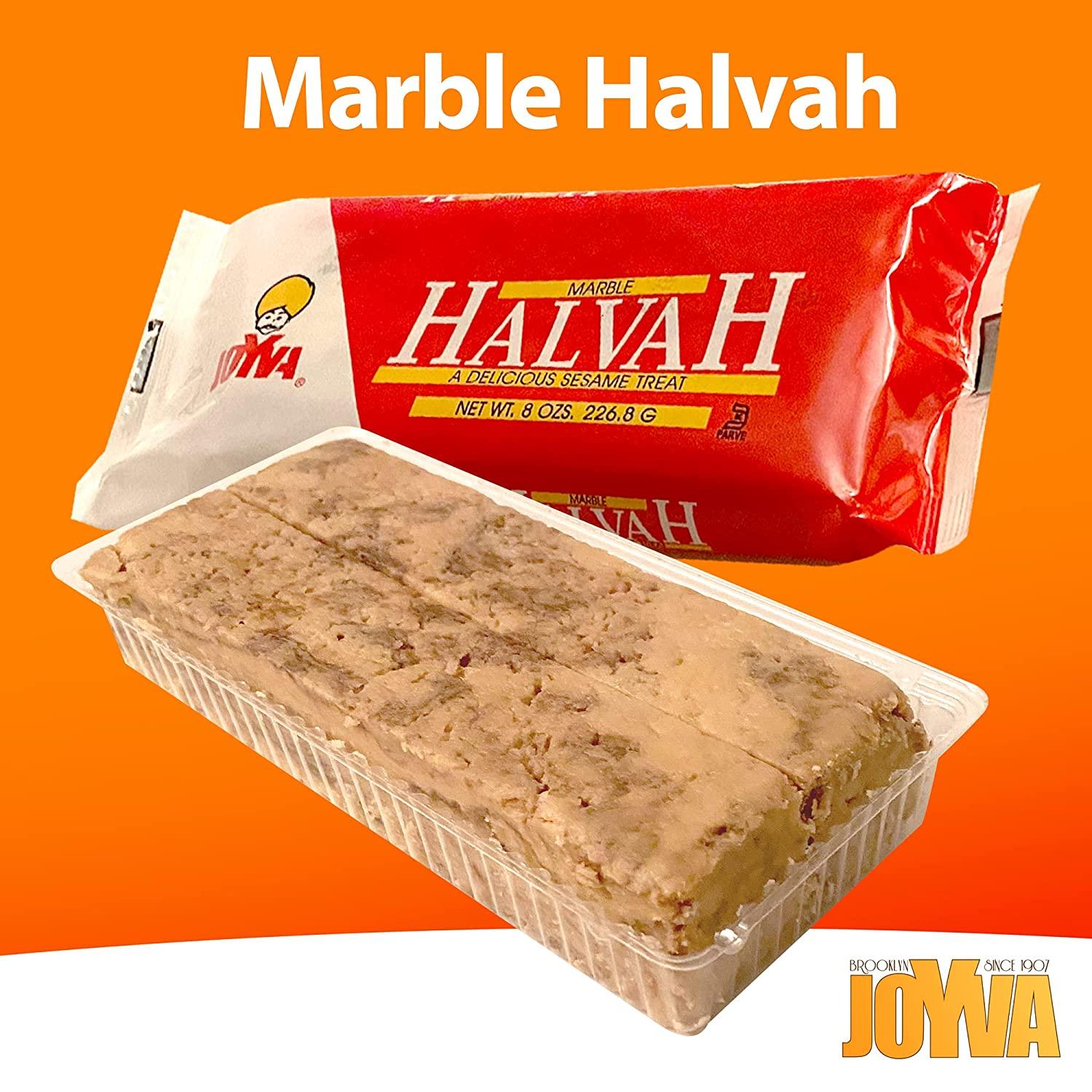 Joyva Halvah Marble Variety 8 oz Pack - Tahini-Based Sweet Sesame Treat | Kosher Parve ...