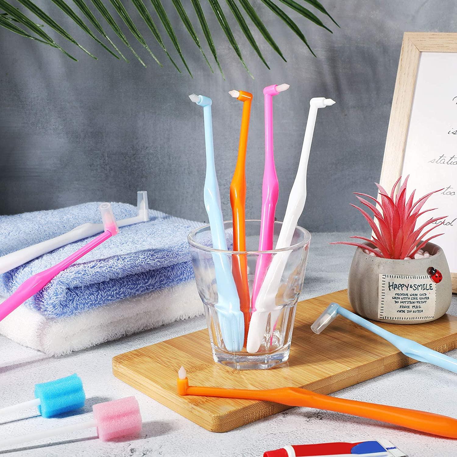 Interdental Brushes & Tooth Stain Remover Kit - 12 Piece Set for ...