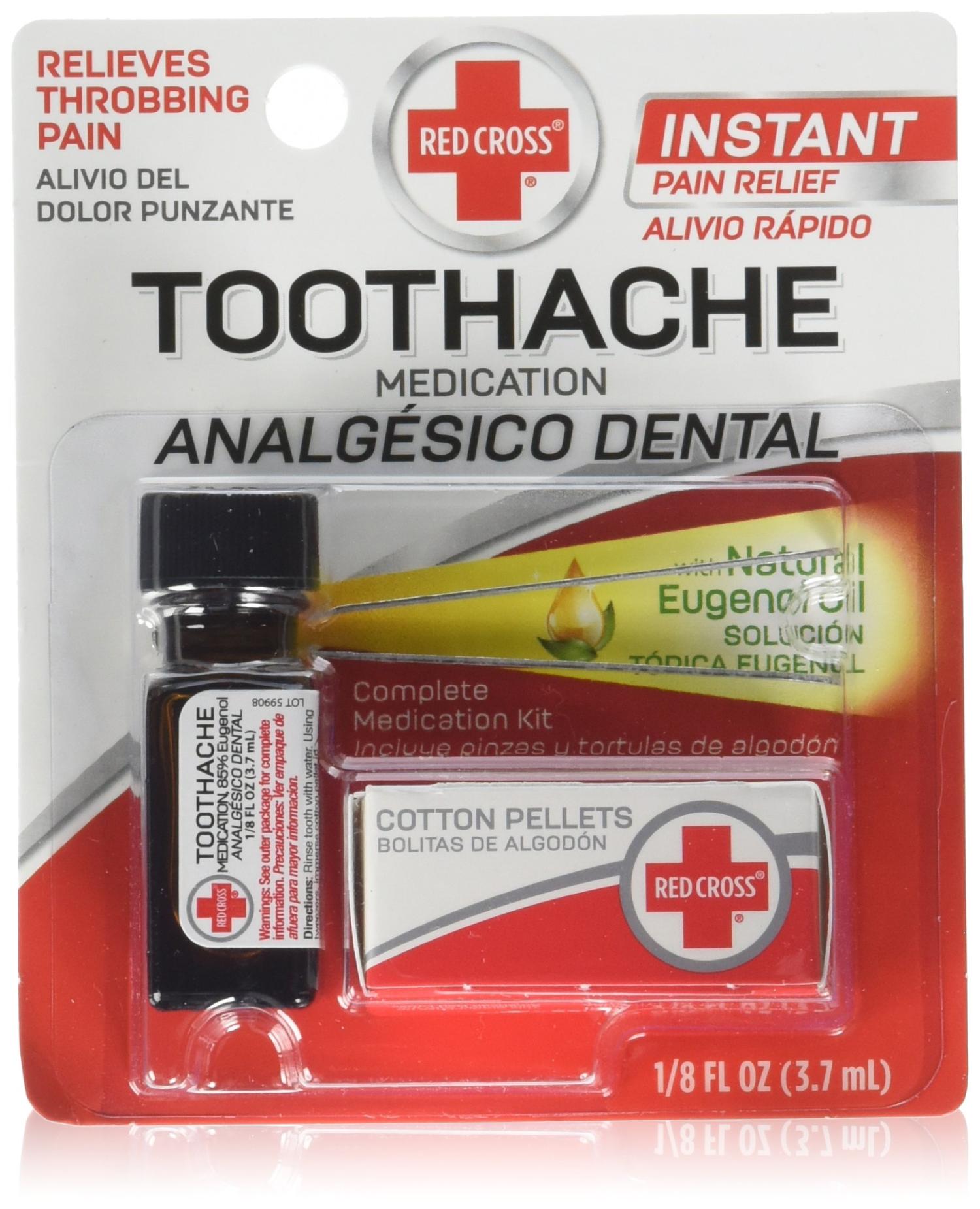 Red Cross Toothache Complete Medication Kit 0.12 oz (Pack of 2) - Fast ...