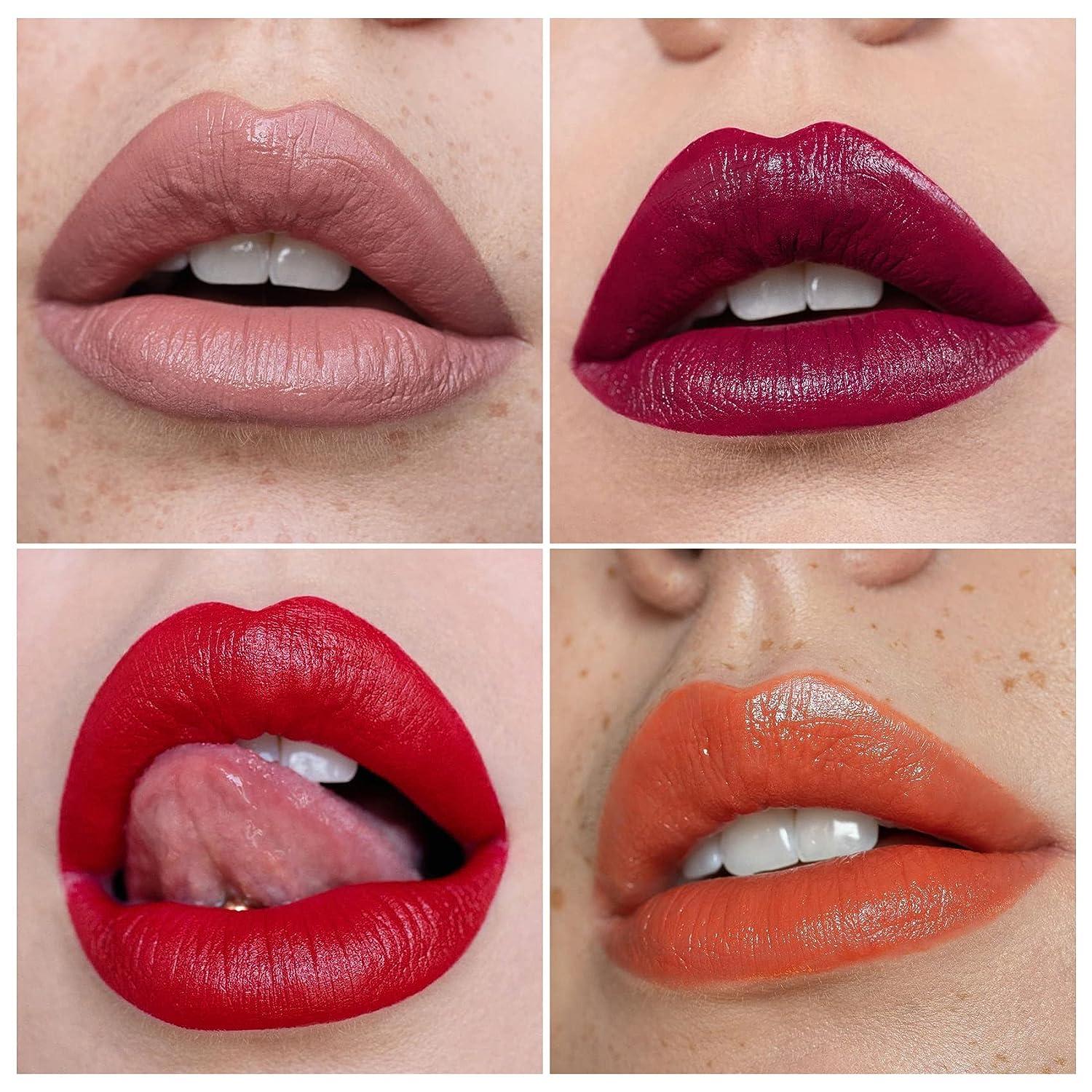 CarMela Lip Palette Kit - 18 Colors Glossy High-Pigment Lip Refill Set ...