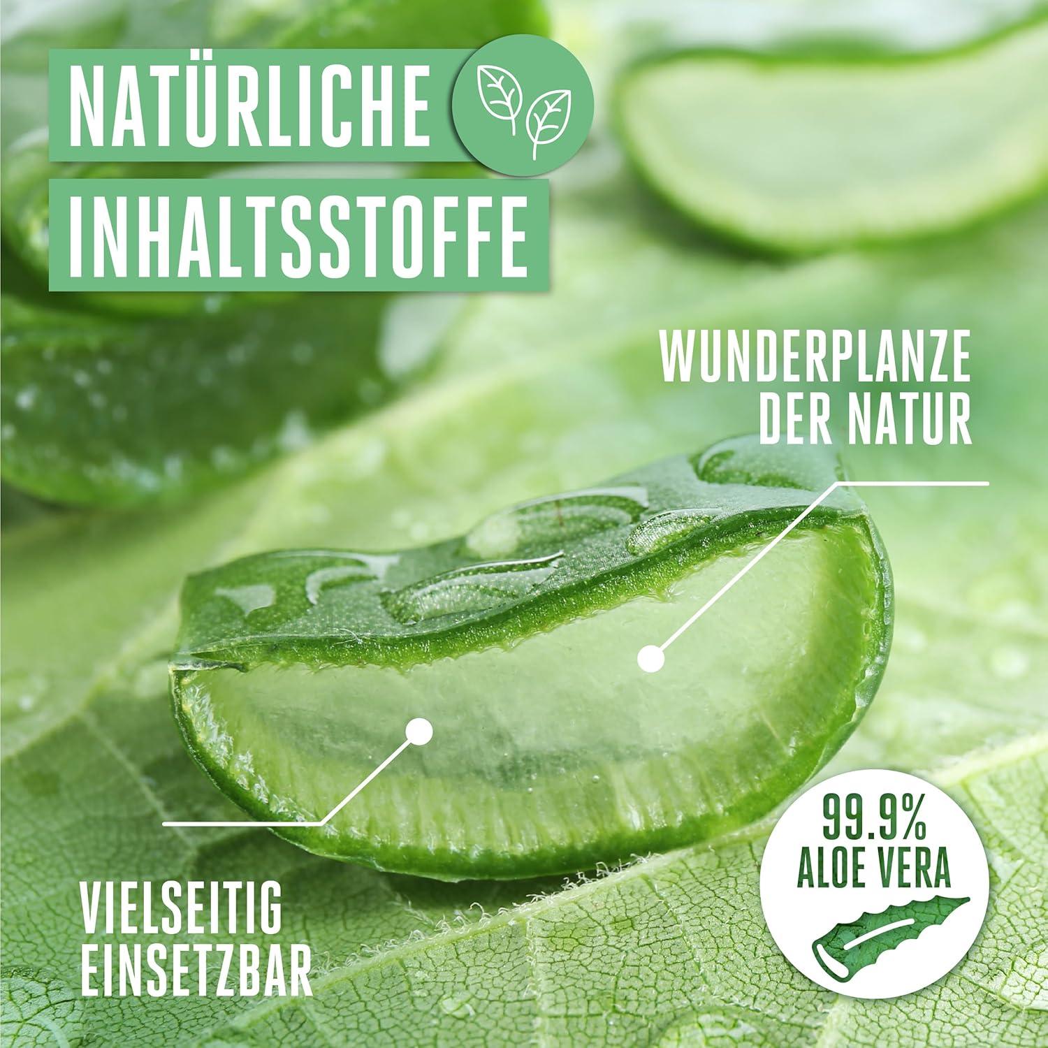 Vitabay Aloe Vera Gel 100% (99.9%) - 2x250ml After Sun Lotion & Sunburn ...